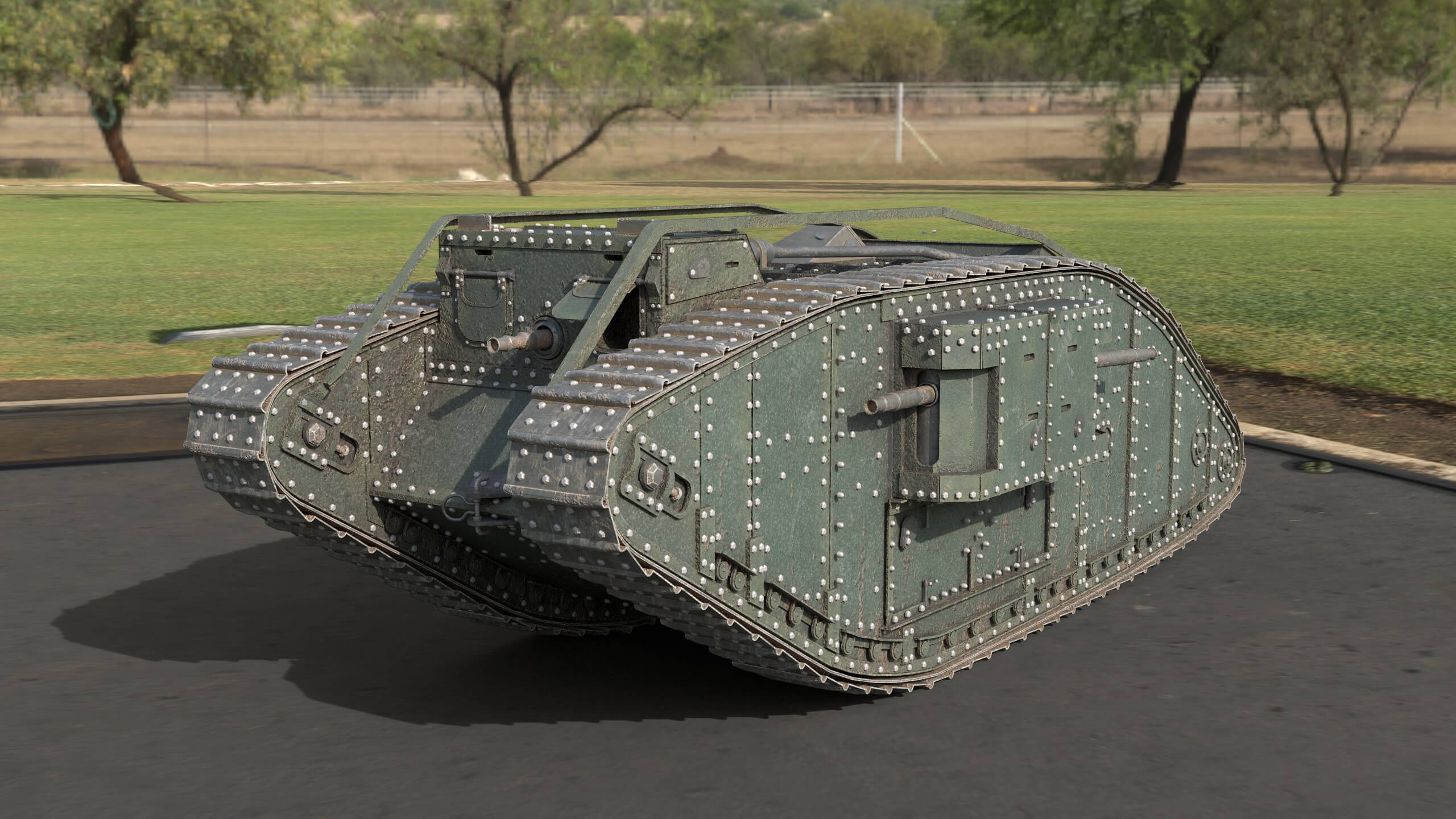 Mark IV Female Tank - 3D Model by 3dstudio
