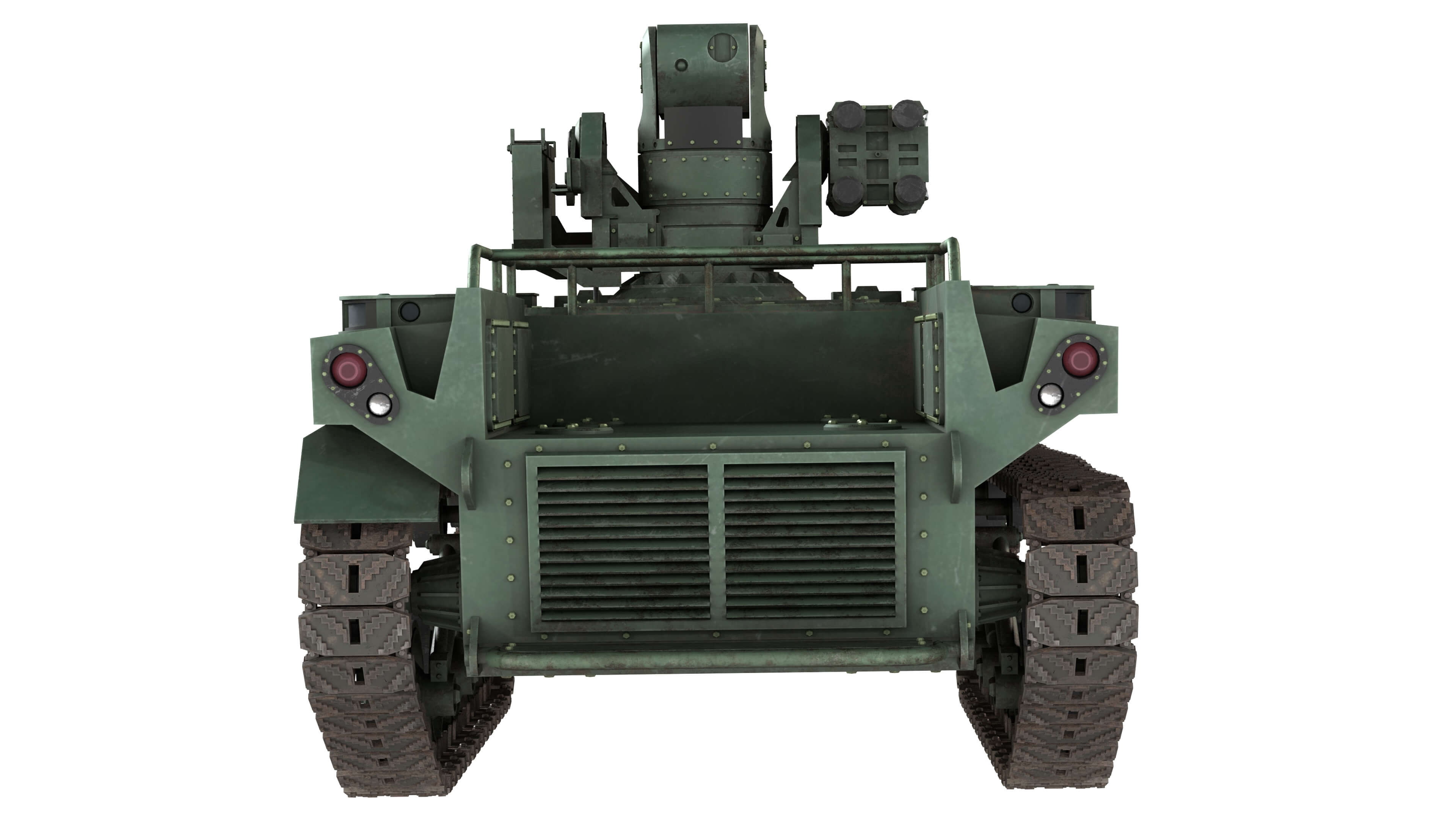 Marker Snti Tank Robot Ugv - 3D Model by 3dstudio