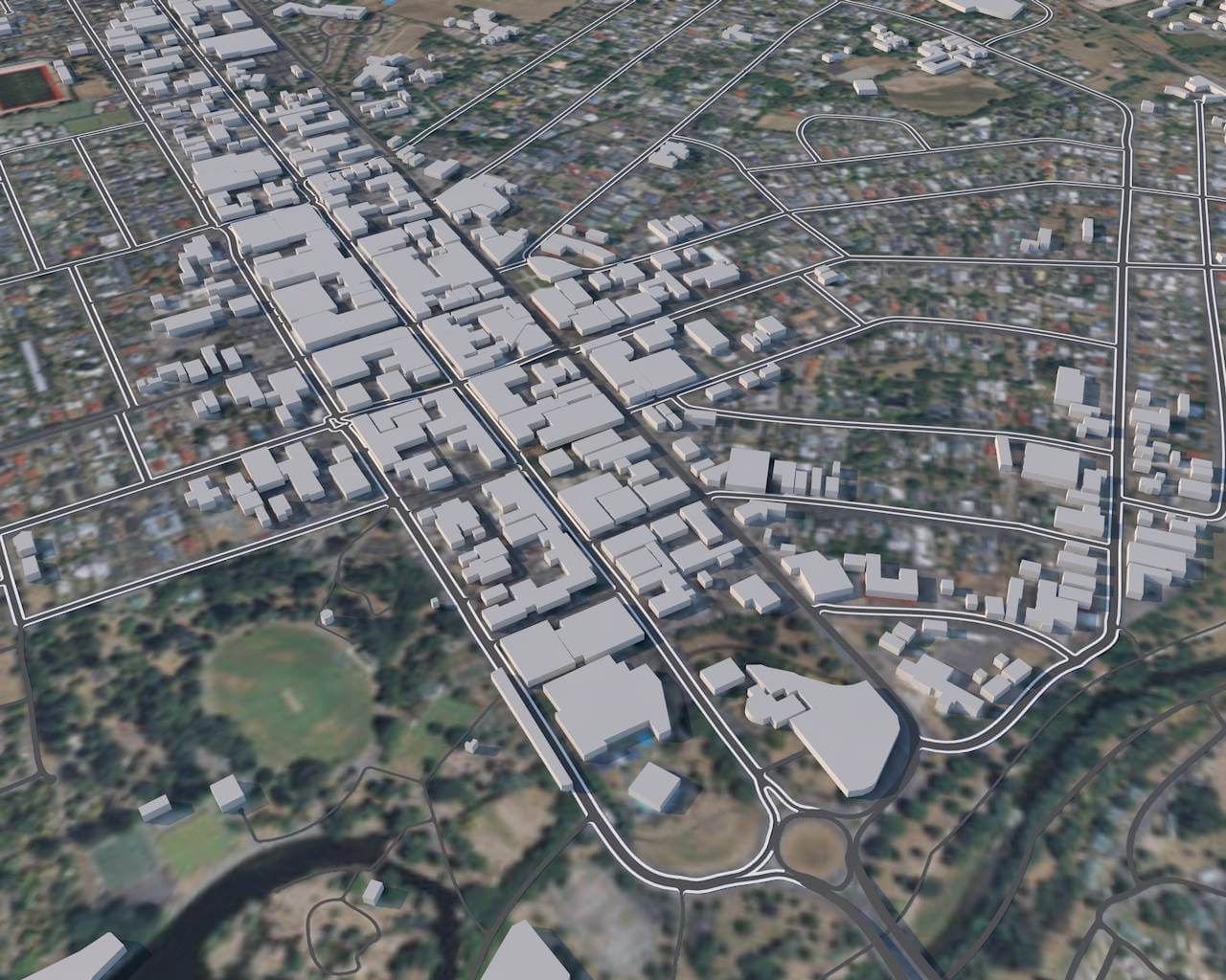 Masterton New Zealand - 3D Model by 3dstudio