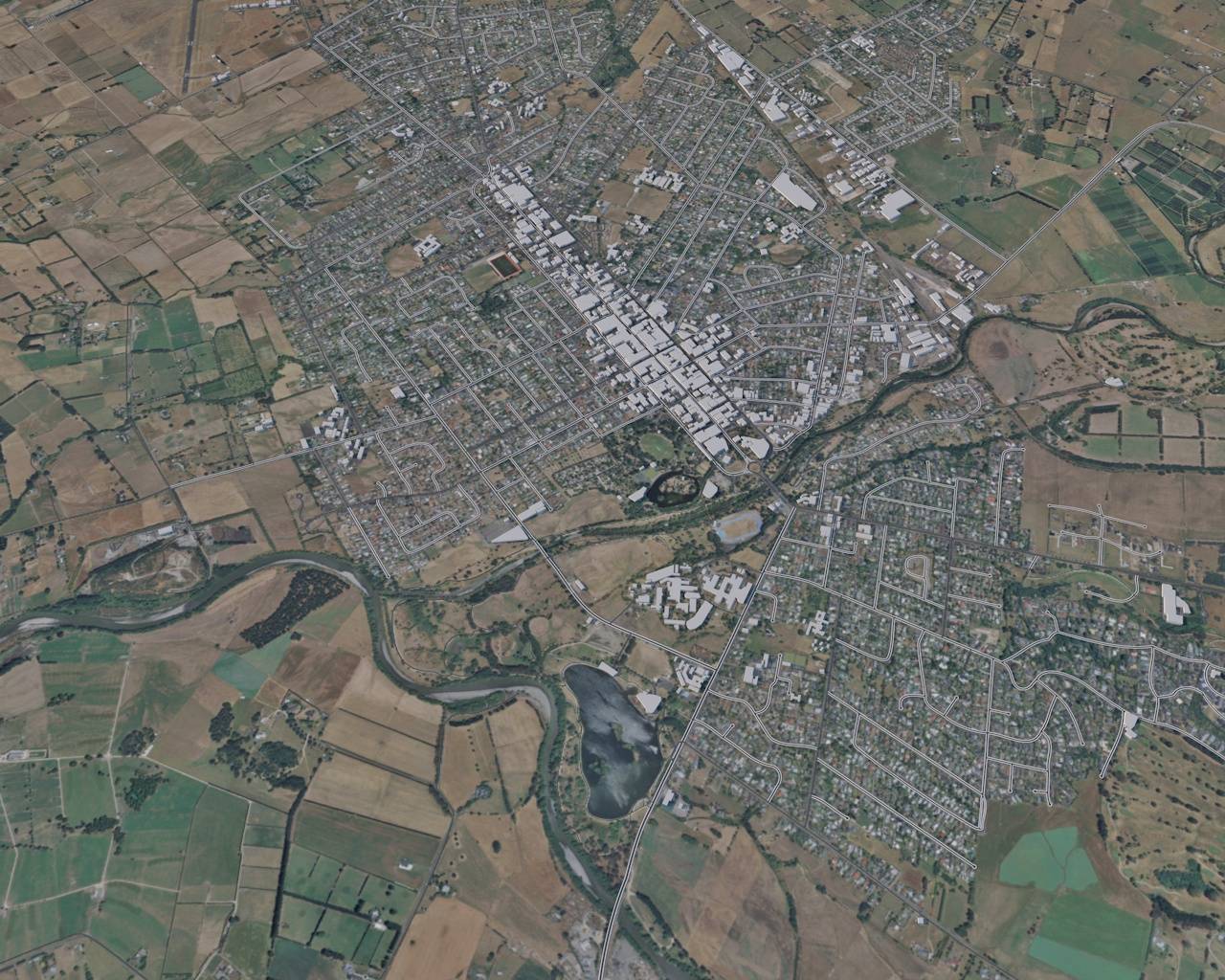 Masterton New Zealand - 3D Model by 3dstudio