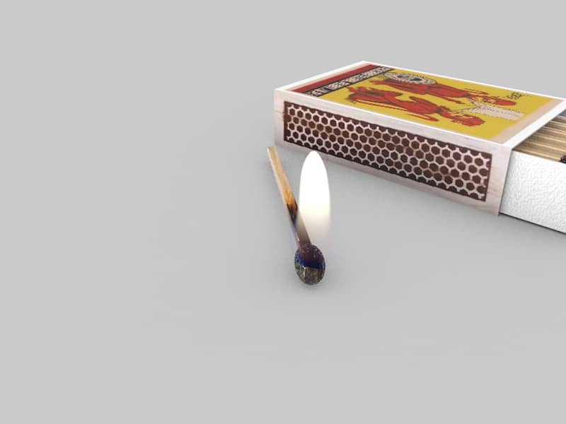 Match Box - 3D Model by 3dstudio