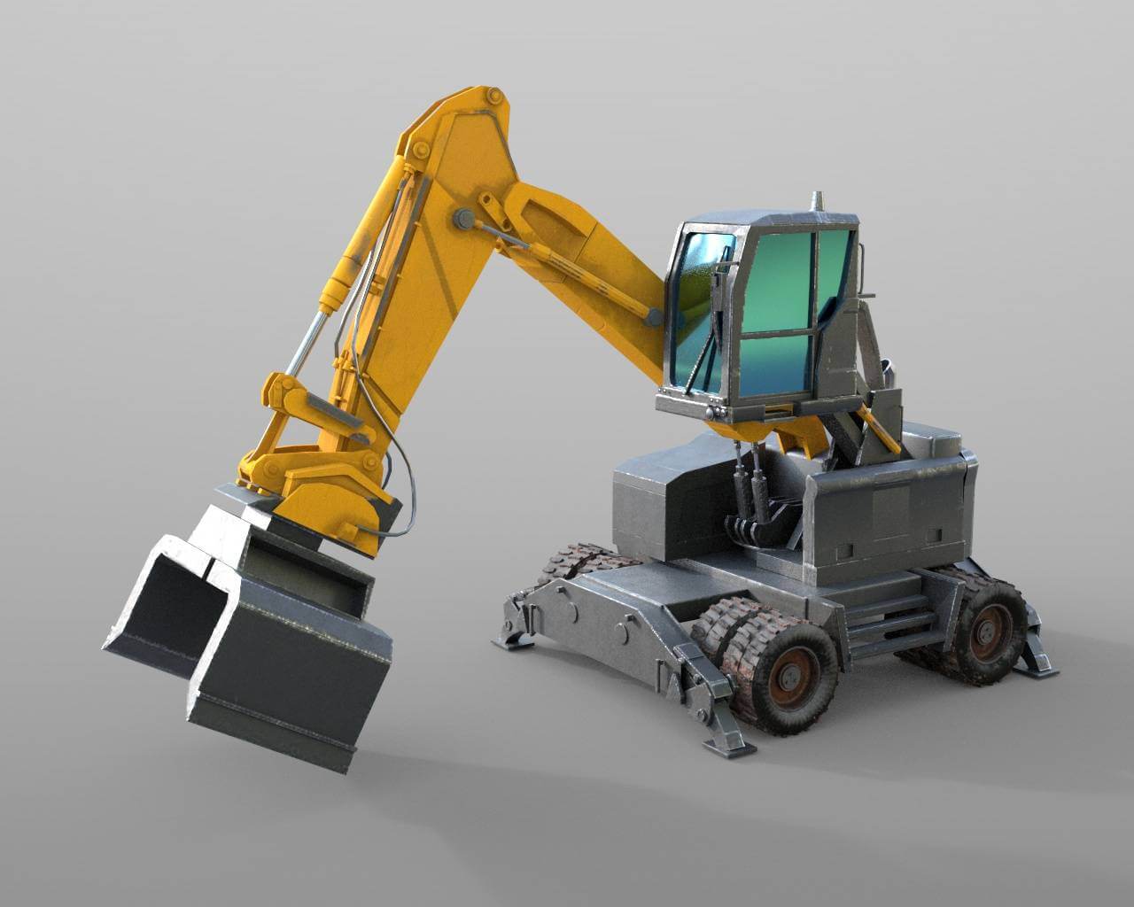 Material Handler - 3D Model by 3dstudio