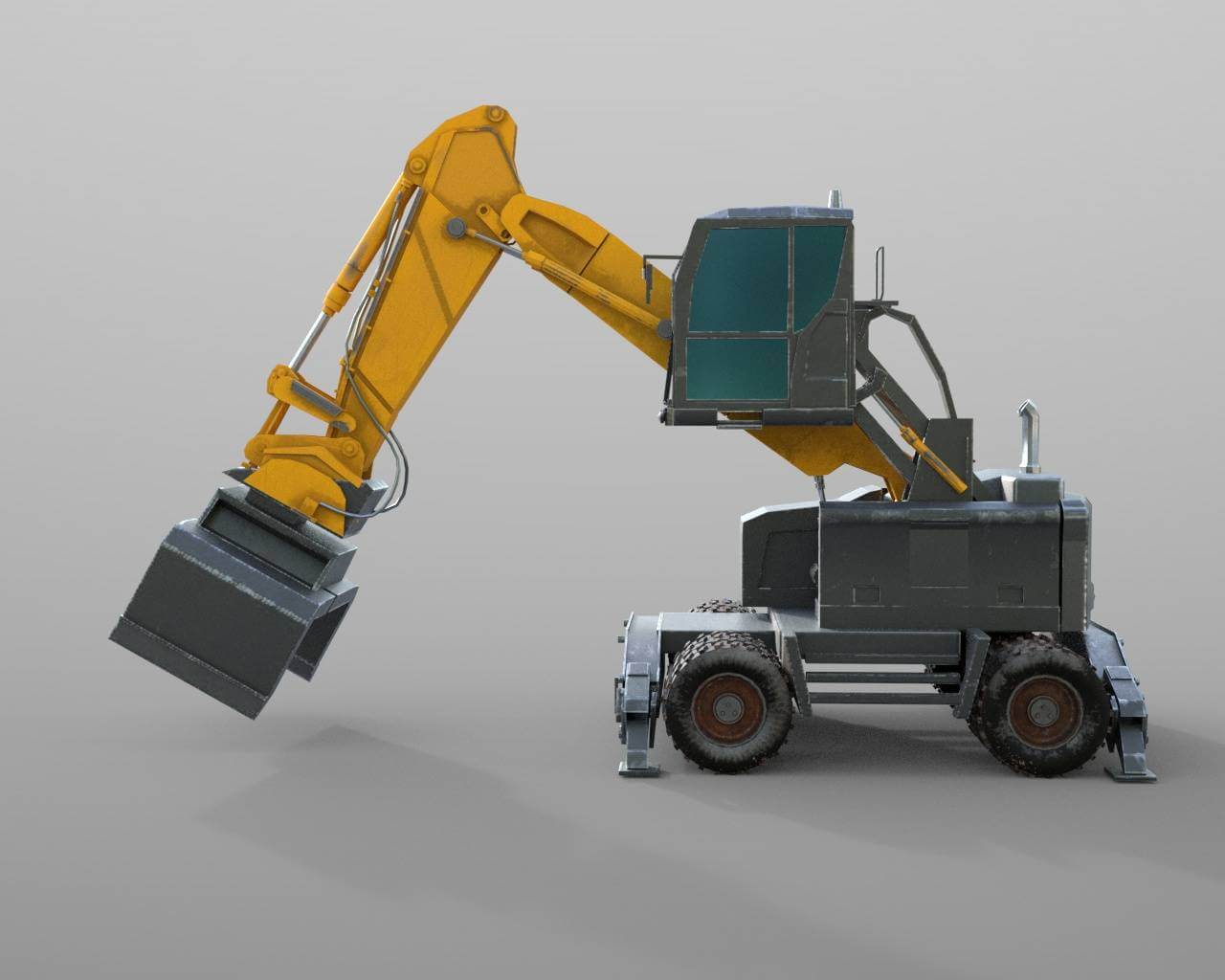 Material Handler - 3D Model by 3dstudio