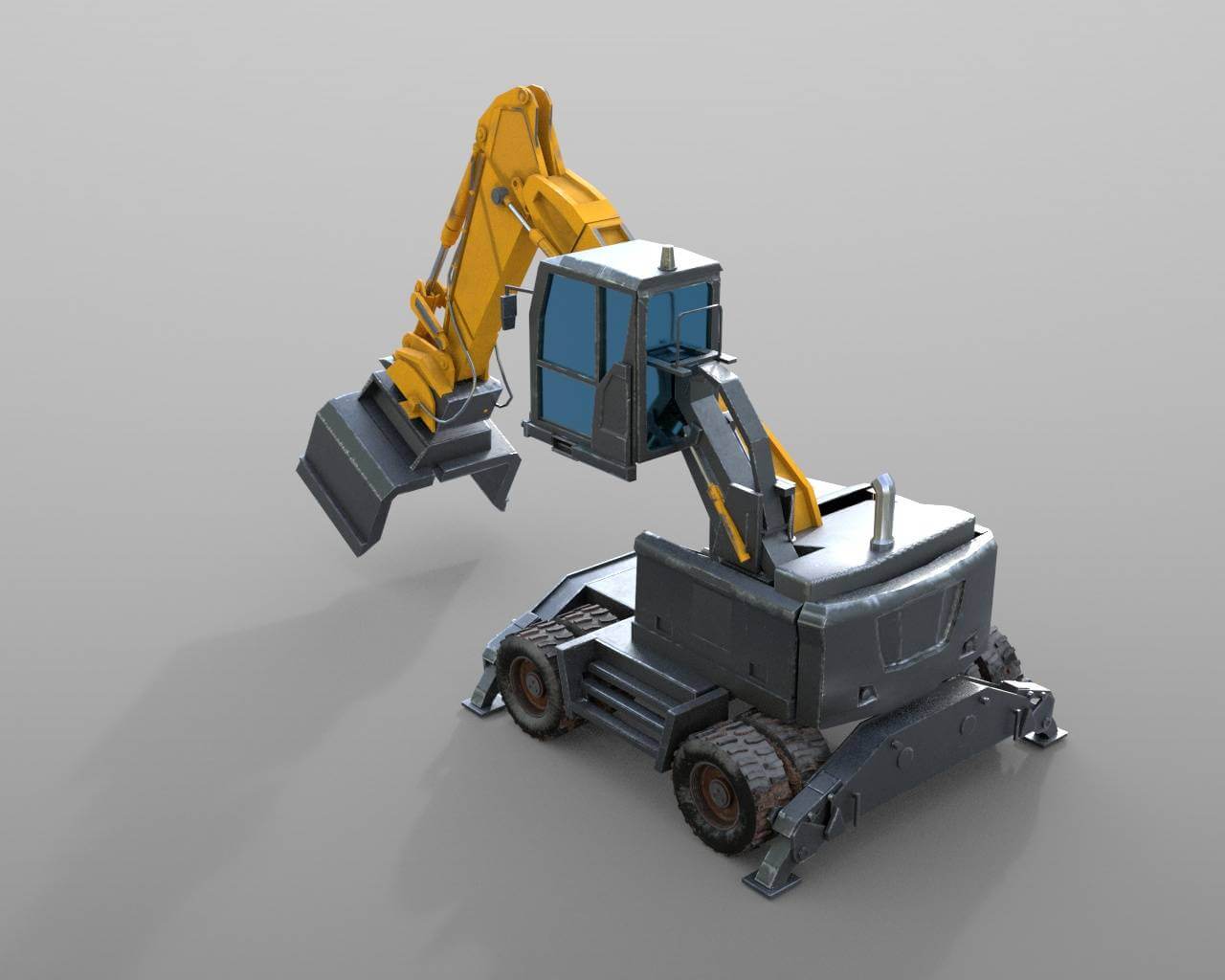 Material Handler - 3D Model by 3dstudio