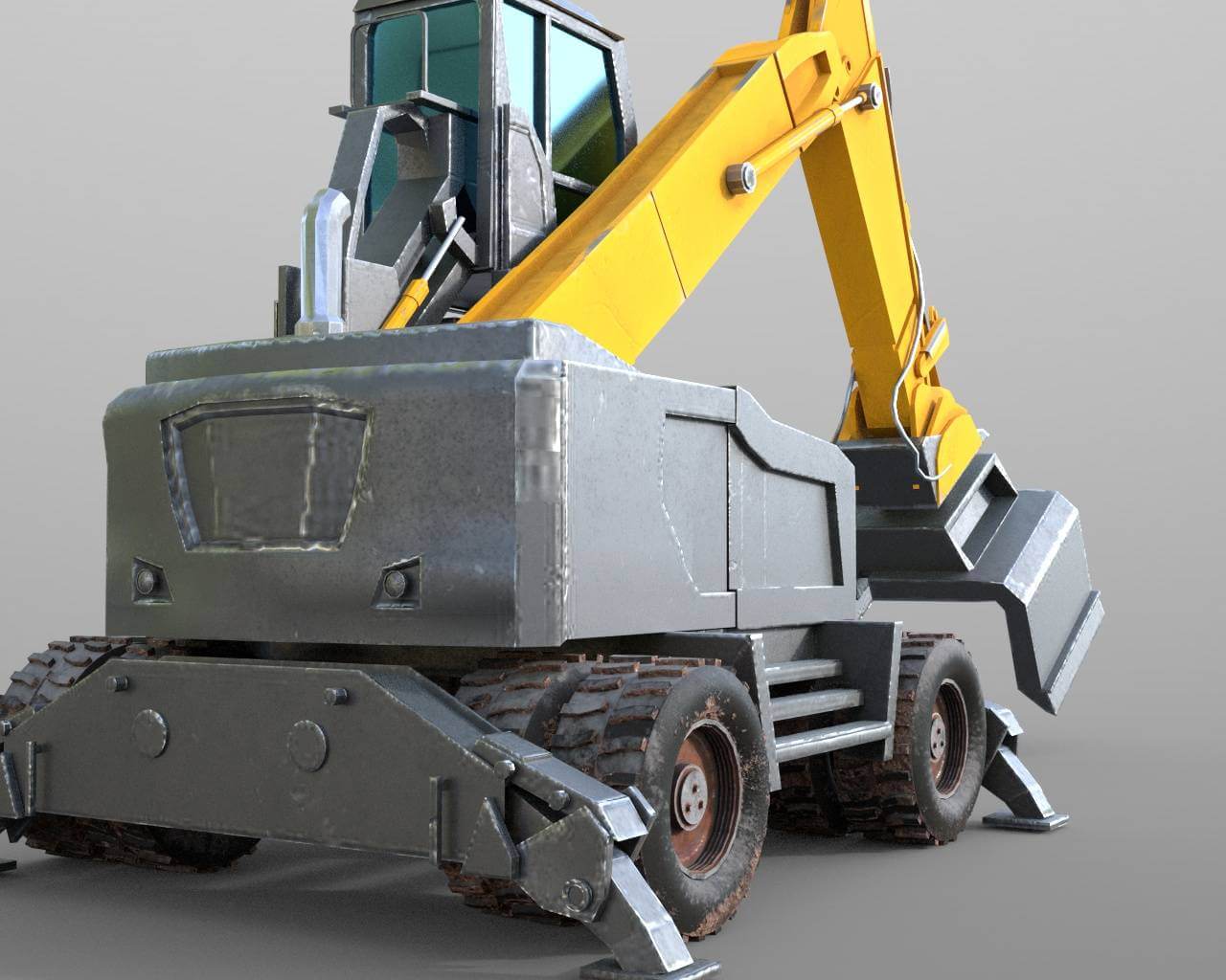 Material Handler - 3D Model by 3dstudio