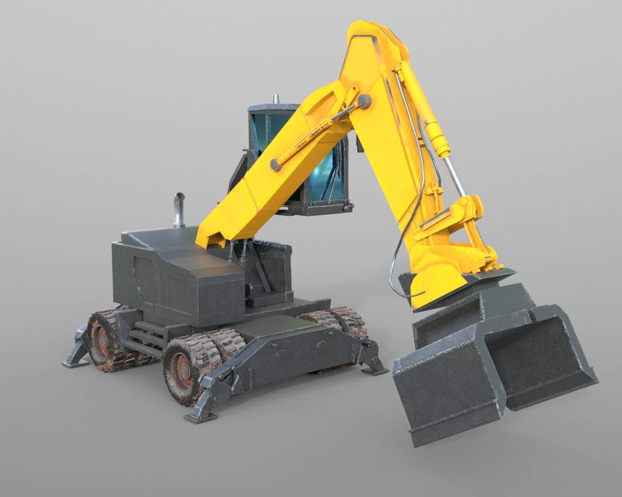 Material Handler - 3D Model by 3dstudio