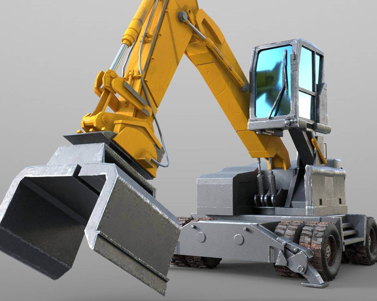 Material Handler - 3D Model by 3dstudio