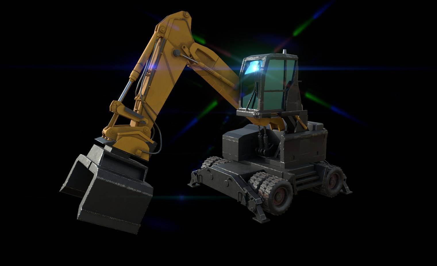 Material Handler - 3D Model by 3dstudio