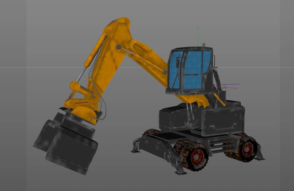 Material Handler - 3D Model by 3dstudio