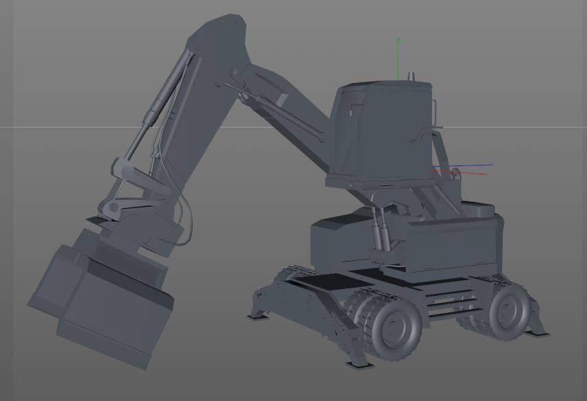 Material Handler - 3D Model by 3dstudio