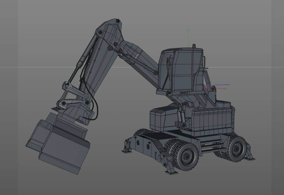 Material Handler - 3D Model by 3dstudio