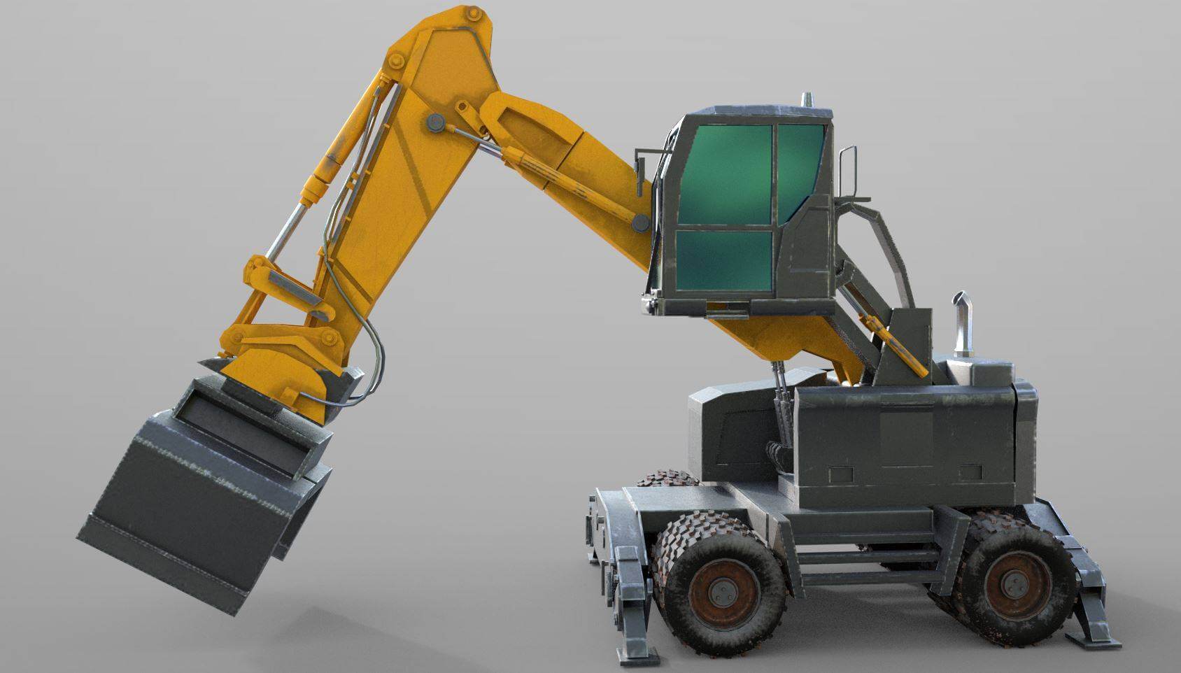 Material Handler - 3D Model by 3dstudio