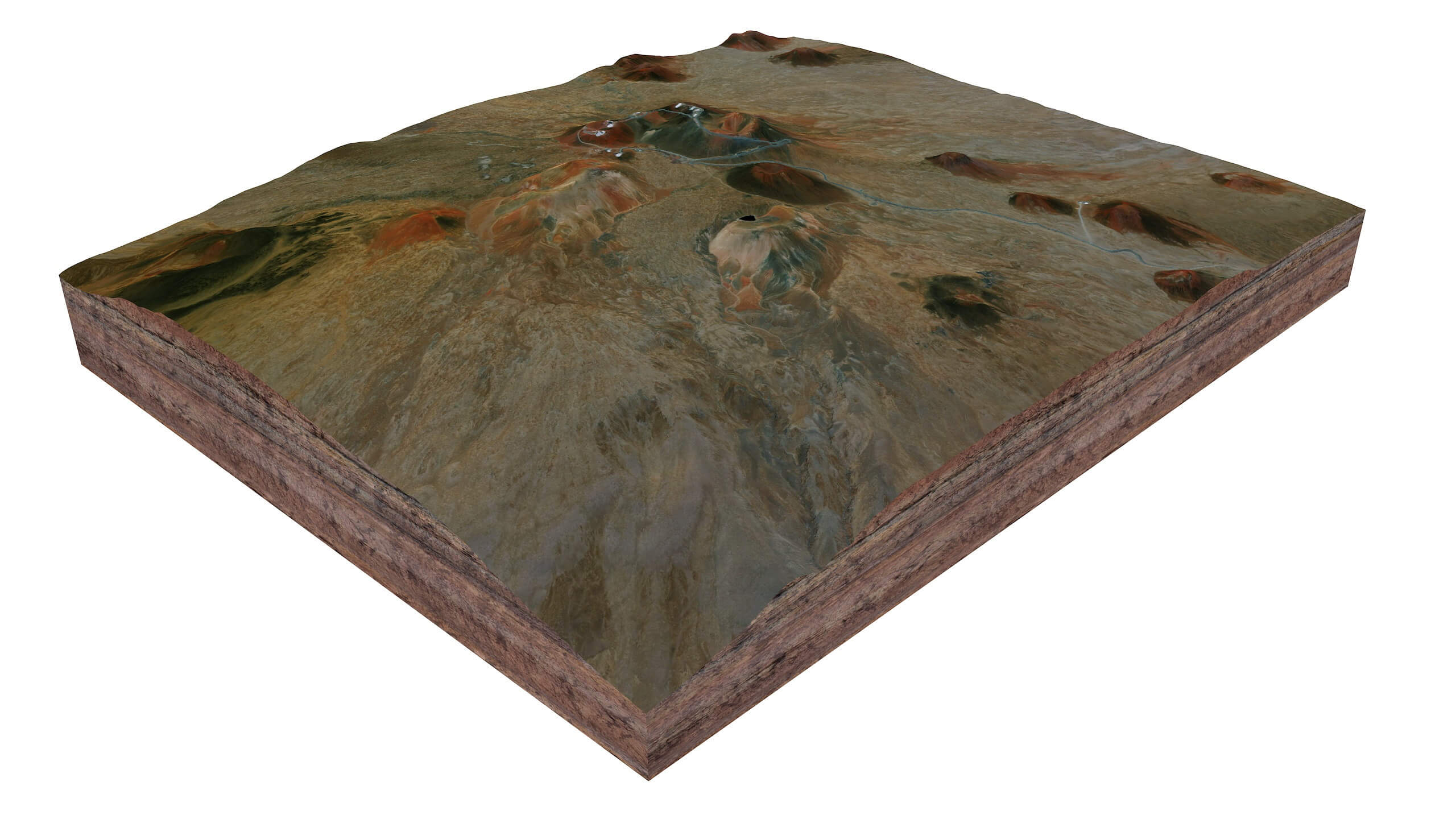 Mauna Kea Hawaii USA Terrain 3D Model by 3dstudio