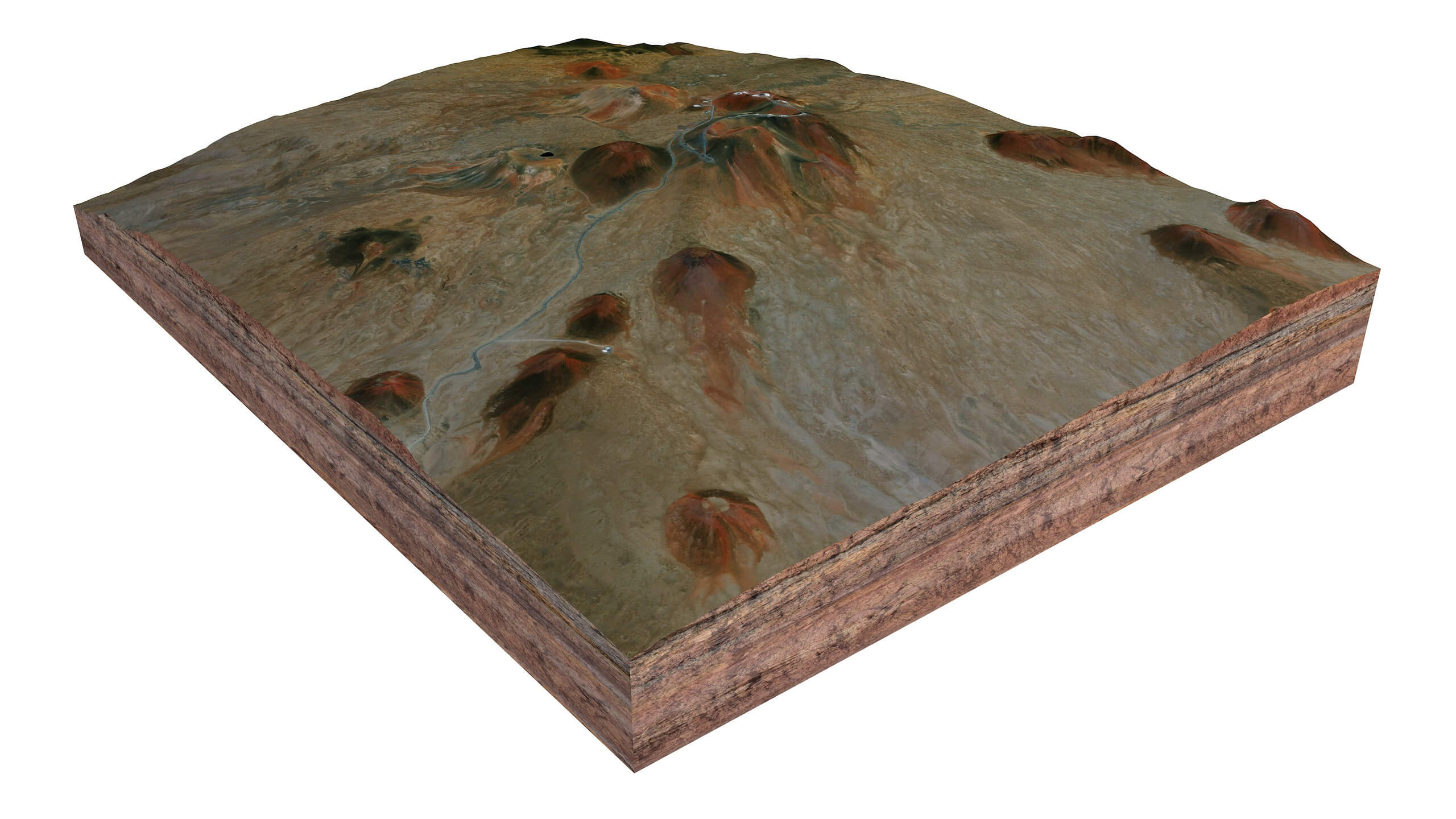 Mauna Kea Hawaii USA Terrain 3D Model by 3dstudio