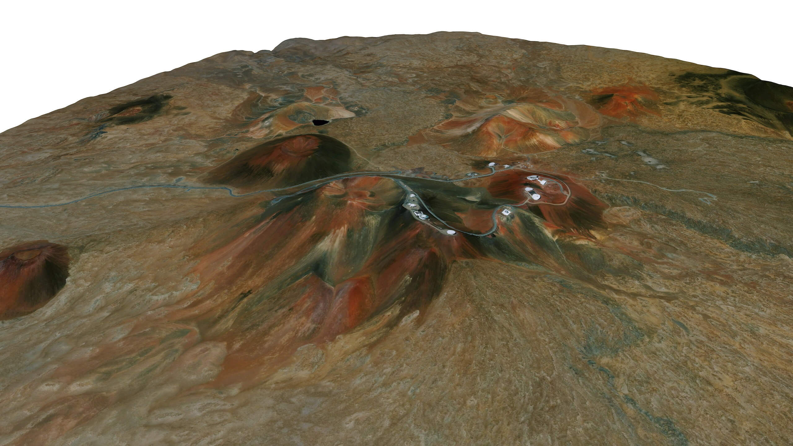 Mauna Kea Hawaii USA Terrain 3D Model by 3dstudio