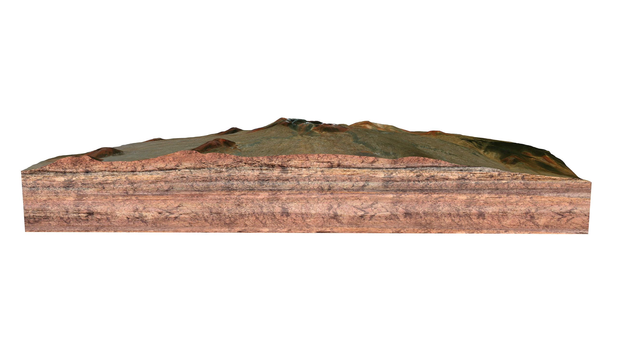 Mauna Kea Hawaii USA Terrain 3D Model by 3dstudio
