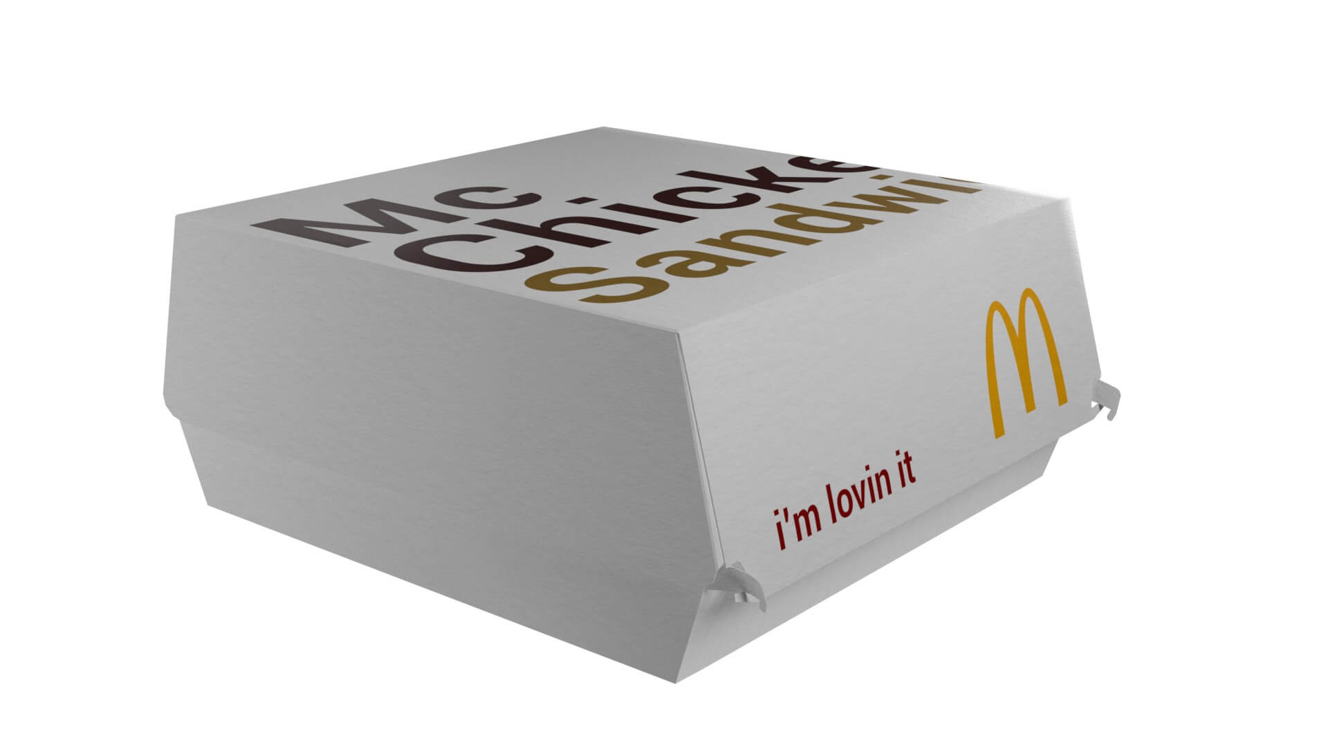 McChicken Package - 3D Model by 3dstudio