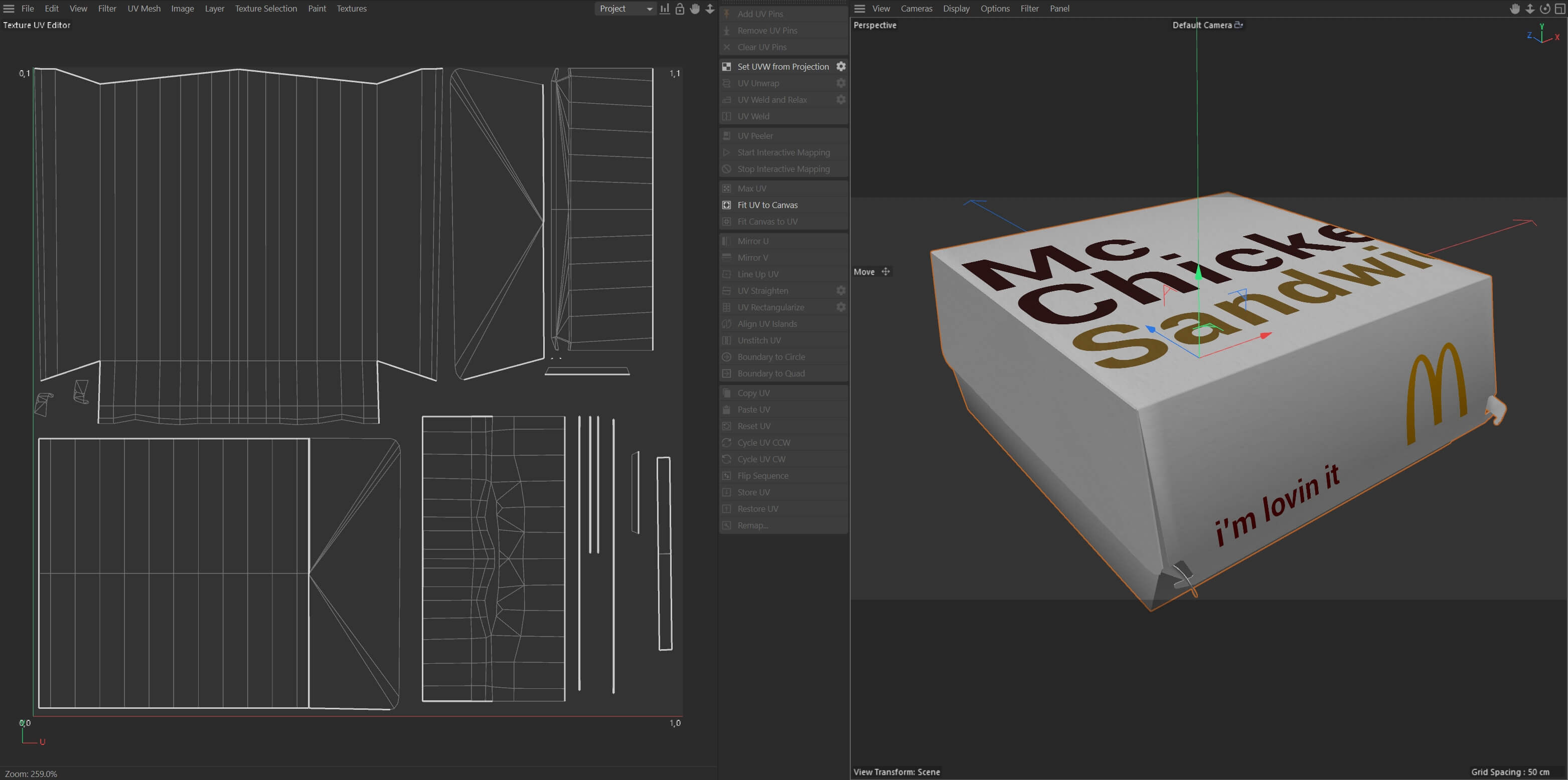 McChicken Package - 3D Model by 3dstudio