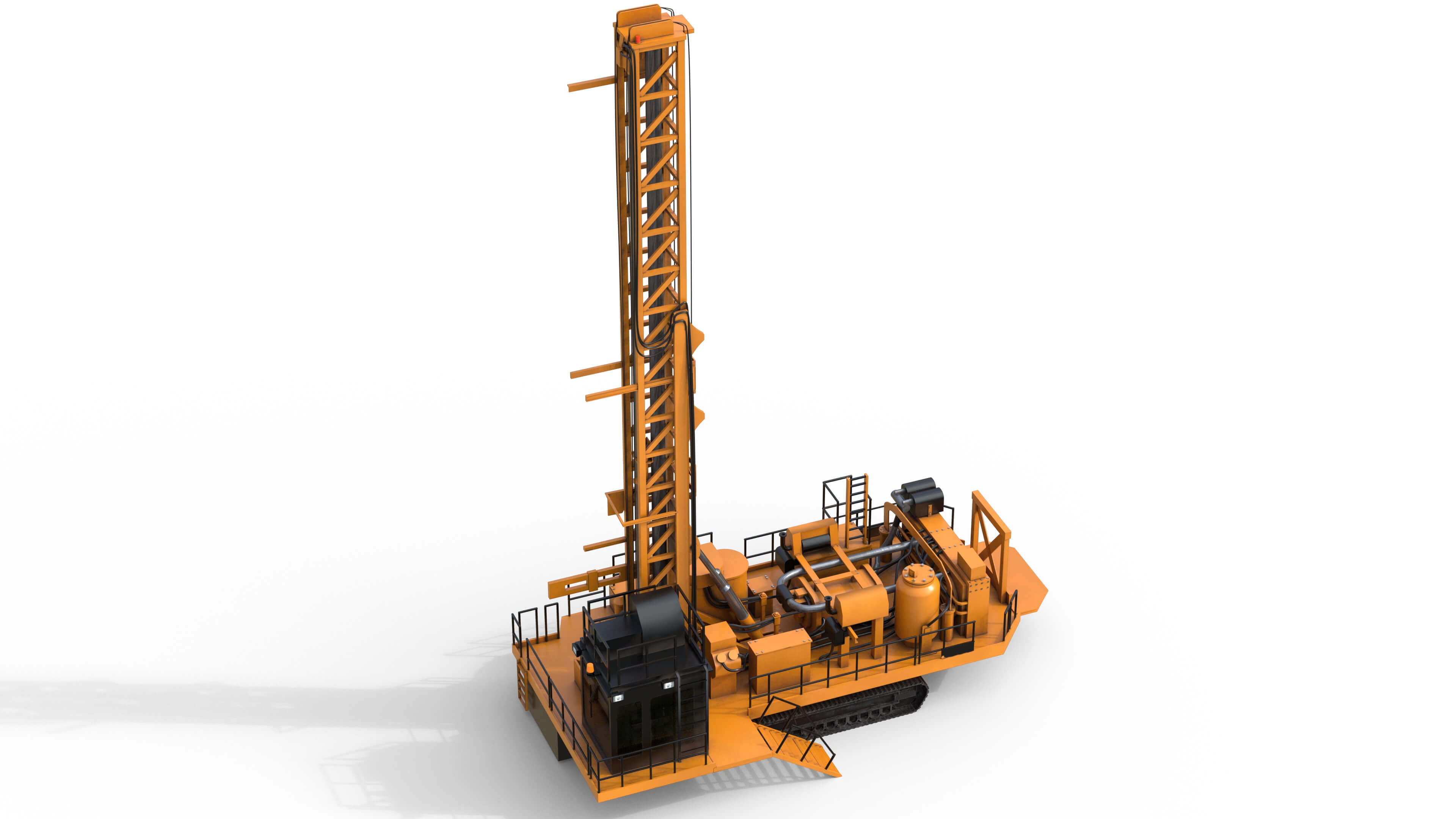 MD6310 Rotary Blast Hole Drill - 3D Model by 3dstudio