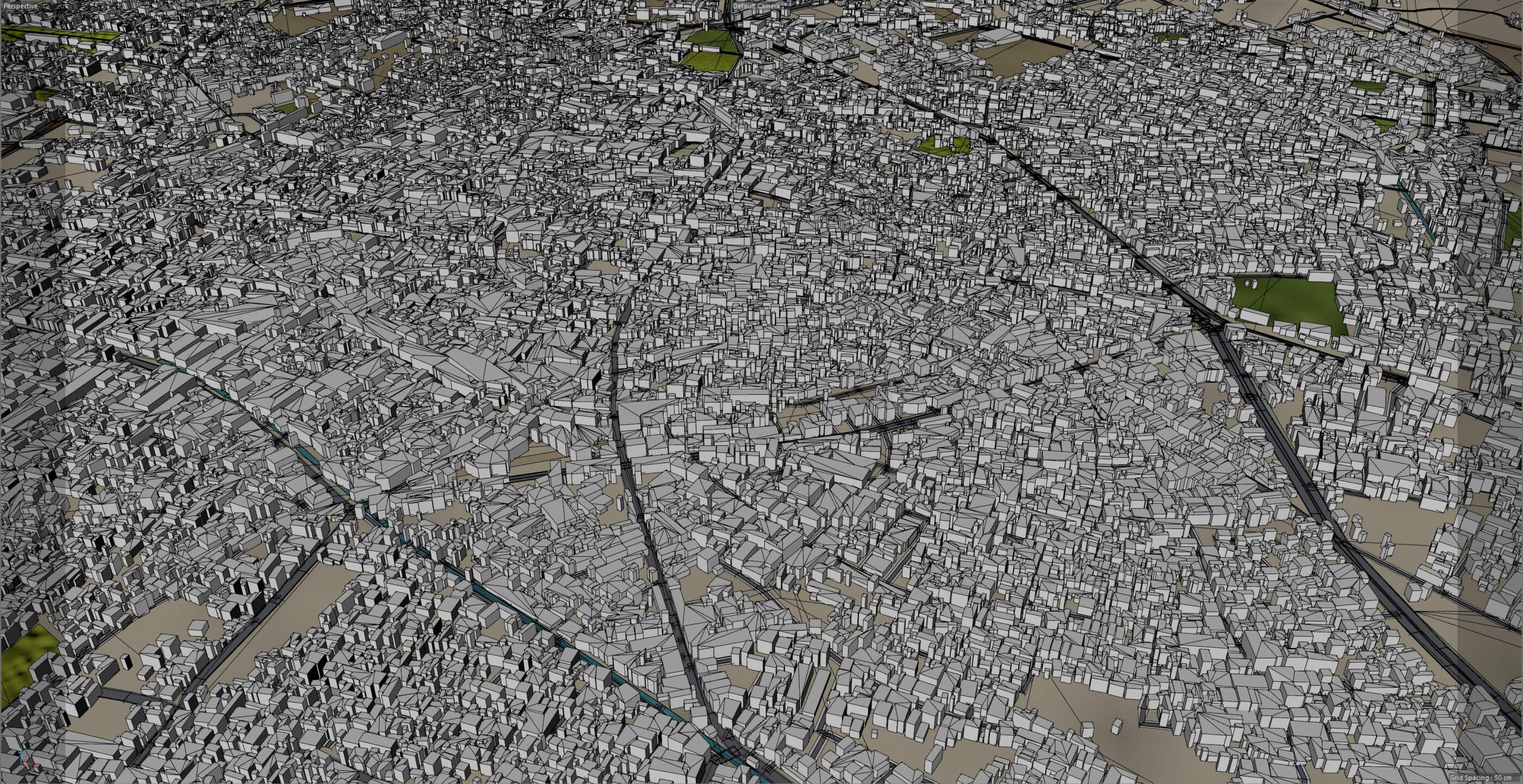 Meerut City Uttar Pradesh India 3D Model 25km by 3dstudio