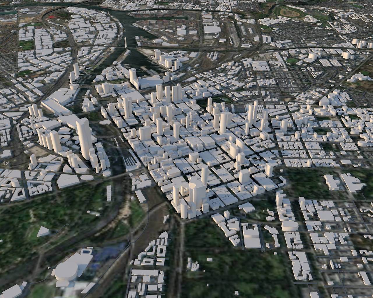 Melbourne Victoria Australia - 3D Model by 3dstudio