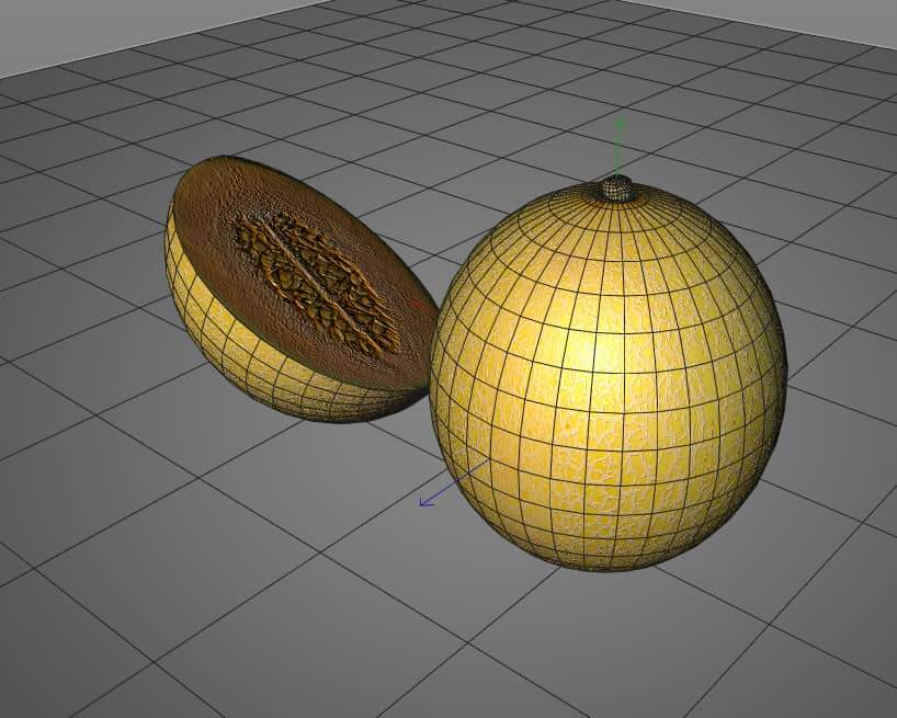 Melon - 3D Model by 3dstudio