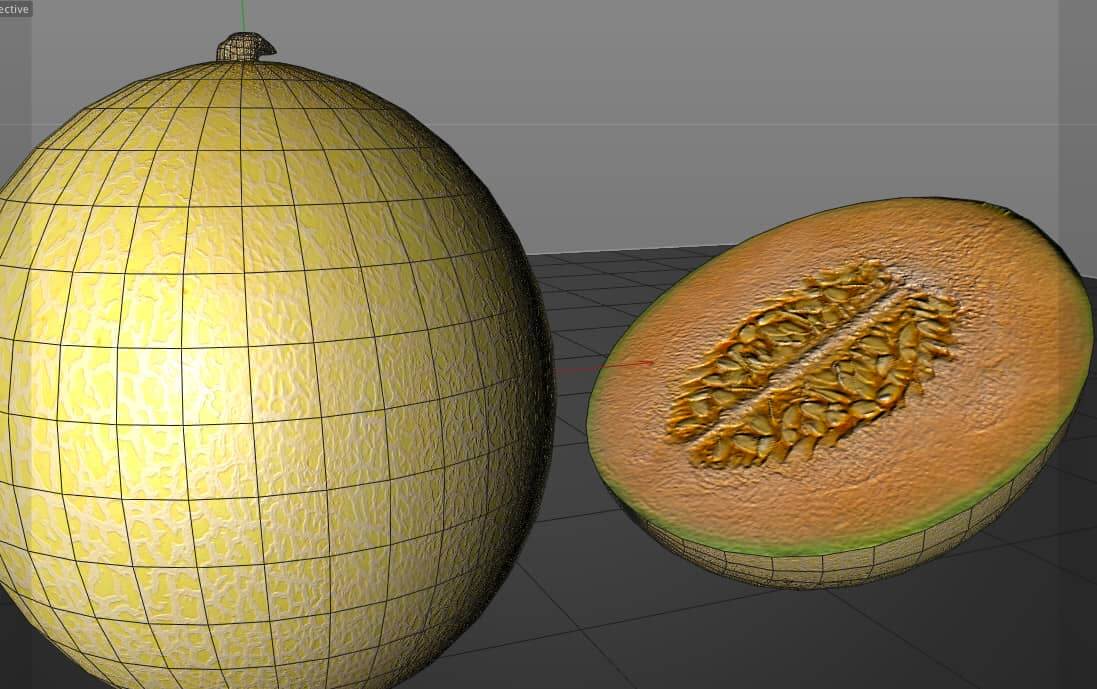 Melon - 3D Model by 3dstudio