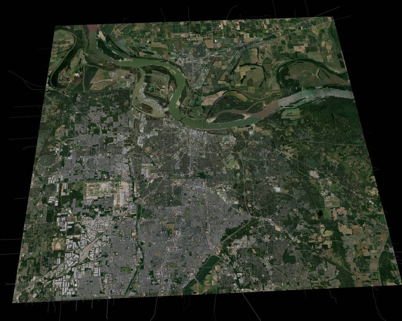 Memphis Tennessee - 3D Model by 3dstudio