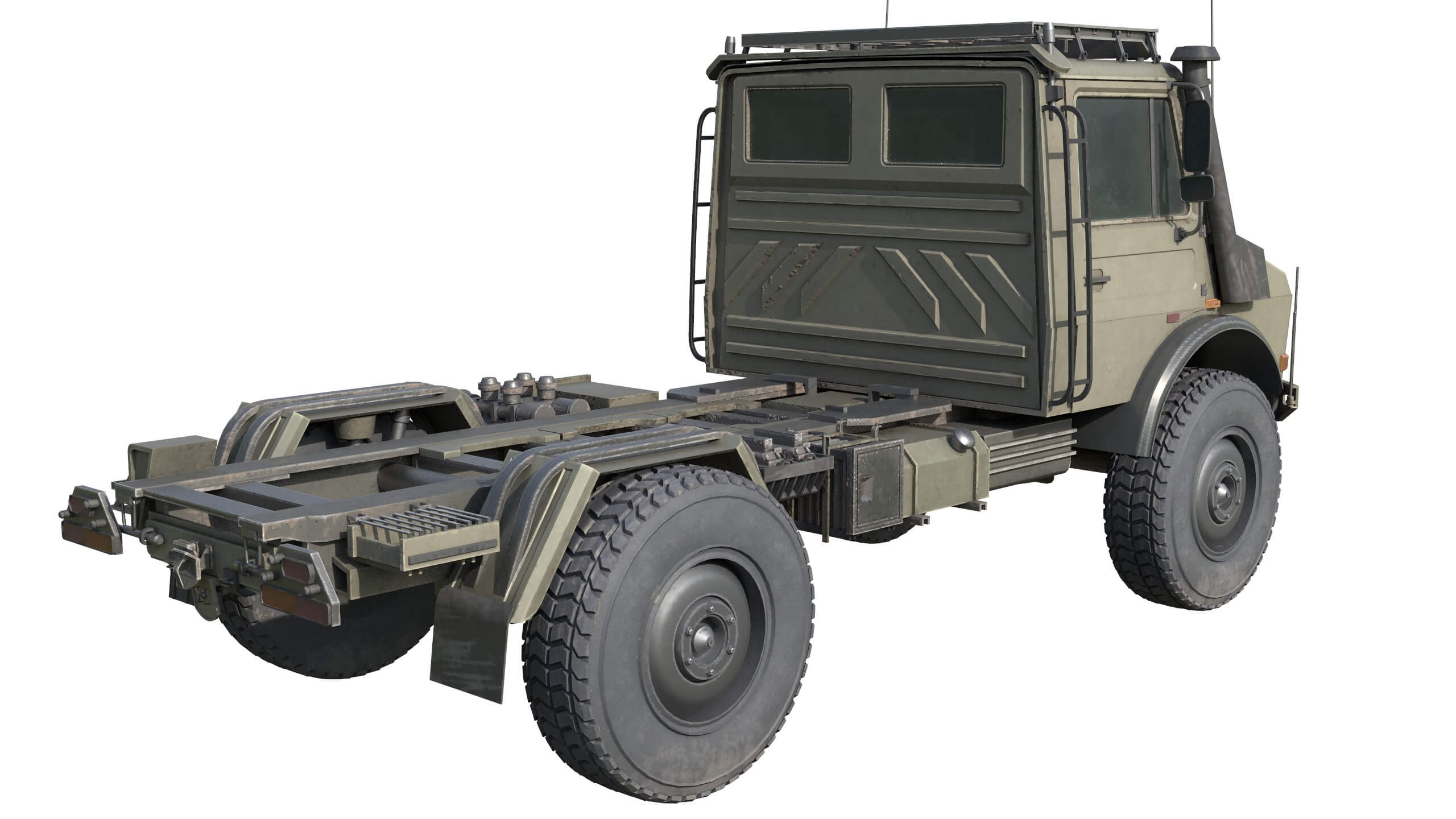 Mercedes Benz Unimog U3000 Truck - 3D Model by 3dstudio