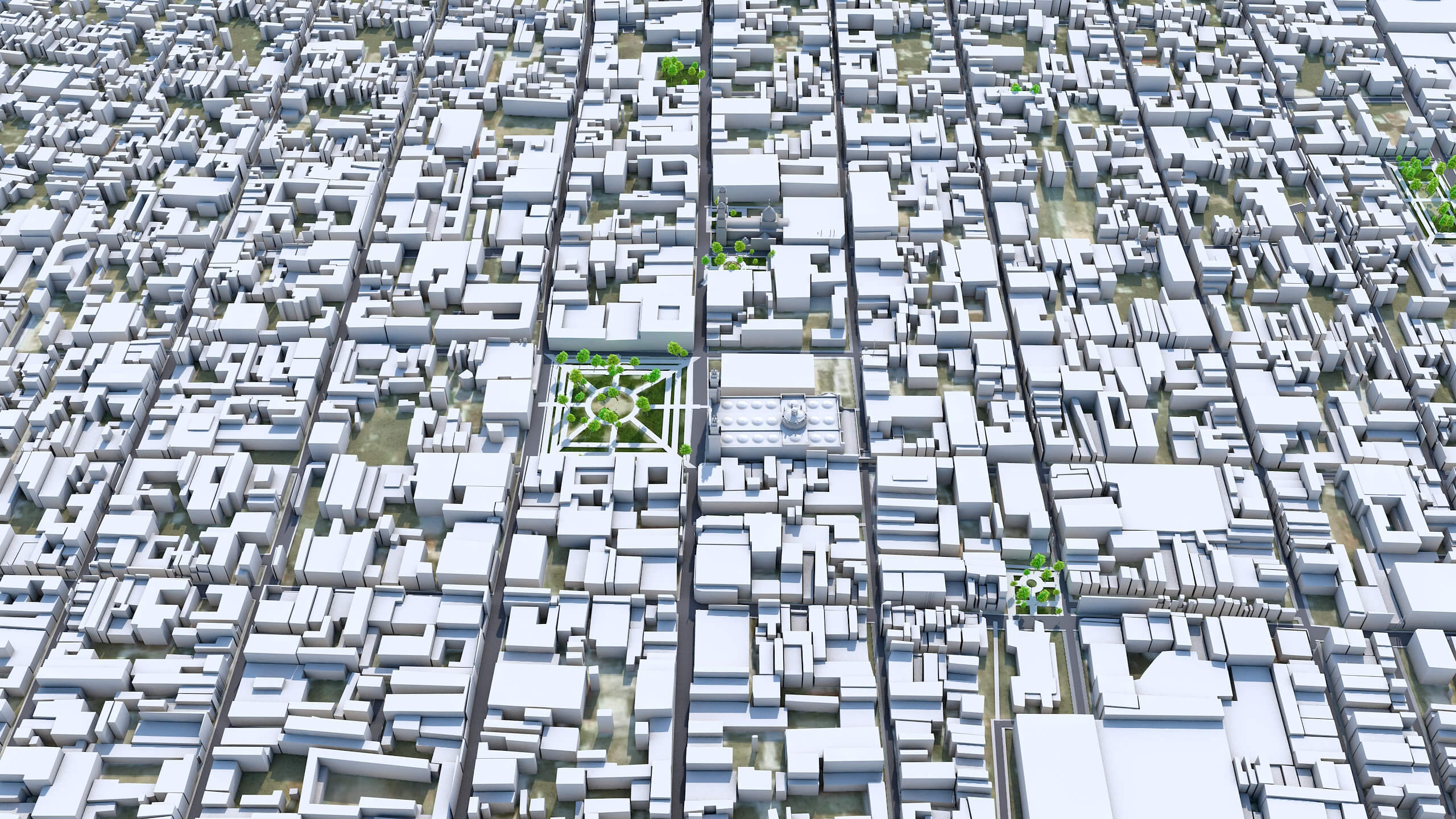 Merida City Yucatan 3D Model 30km by 3dstudio