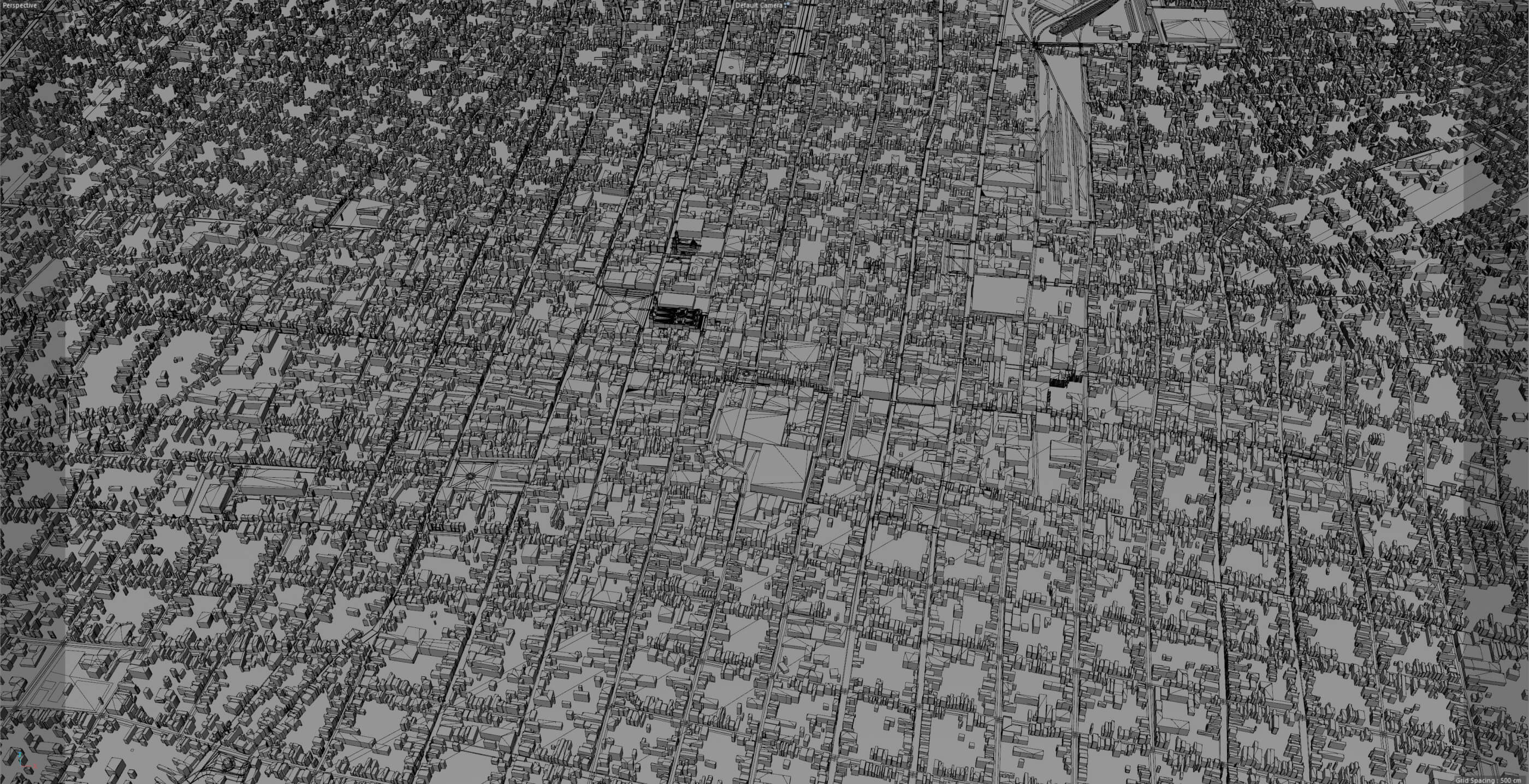 Merida City Yucatan 3D Model 30km by 3dstudio