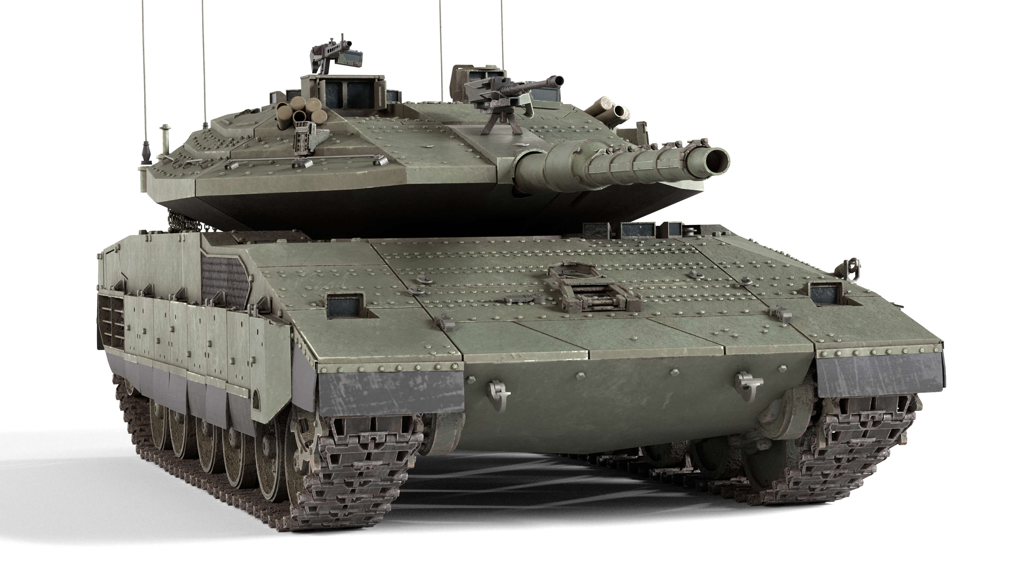 Merkava MK4 Tank - 3D Model by 3dstudio