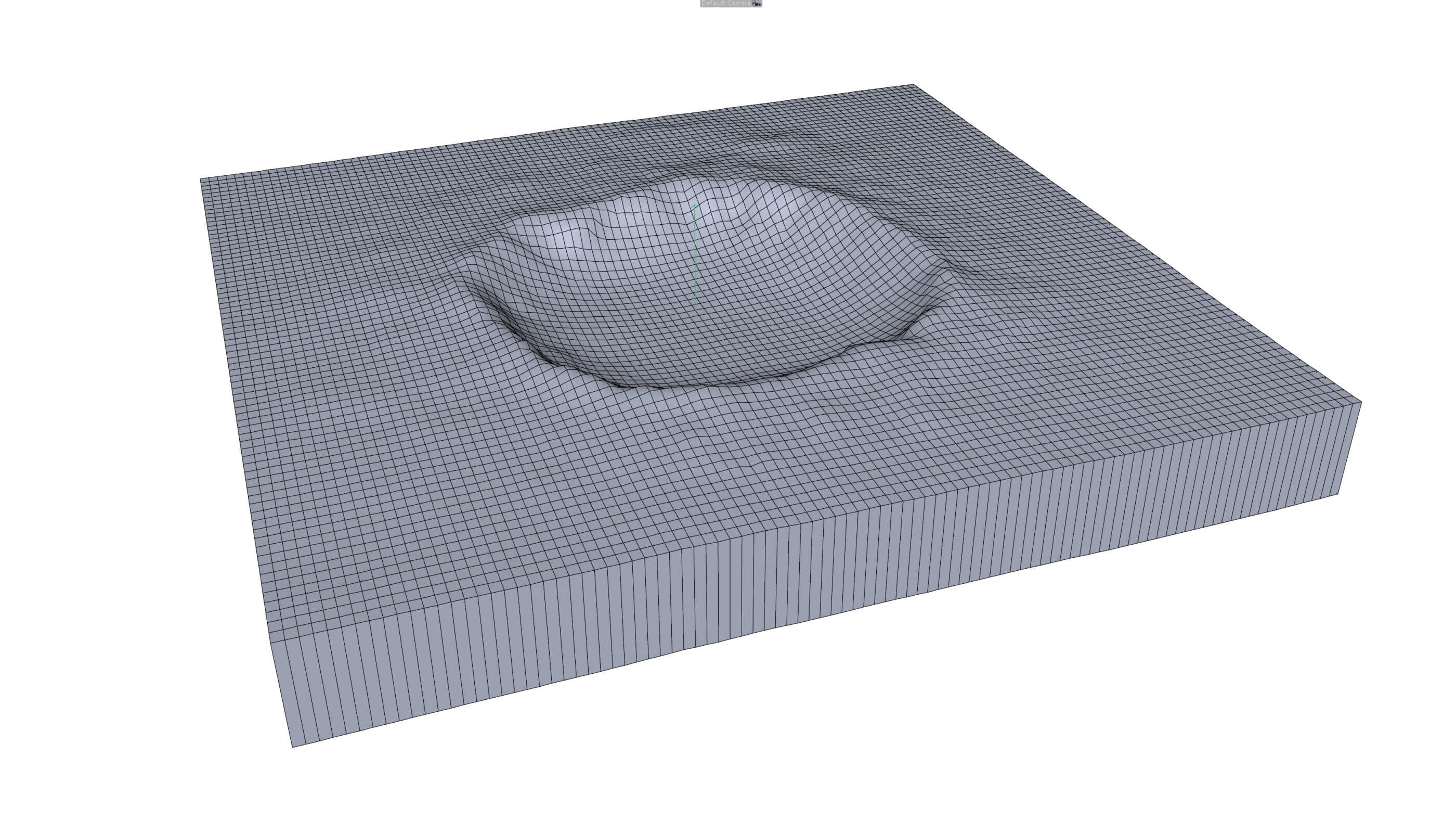 Meteor Crater Natural Landmark Arizona USA Terrain 3D Model by 3dstudio