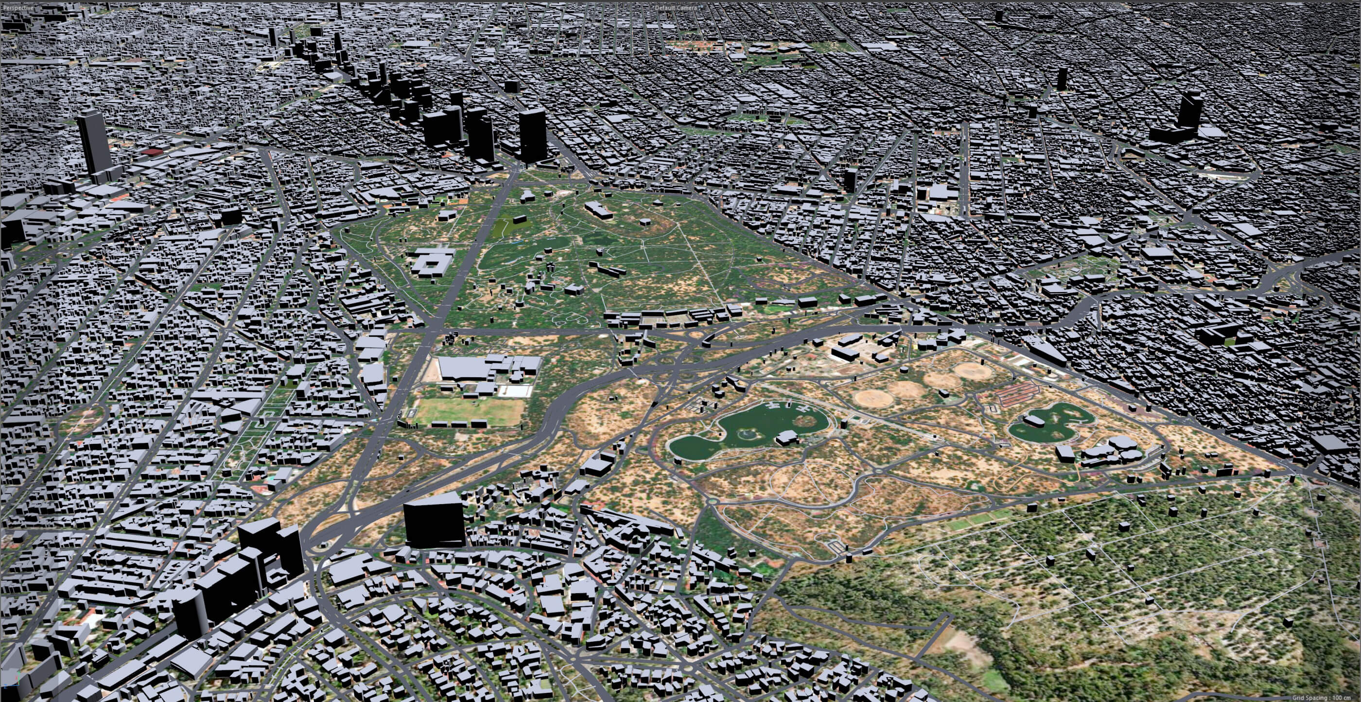 Mexico City, Mexico 50km - 3D Model by 3dstudio