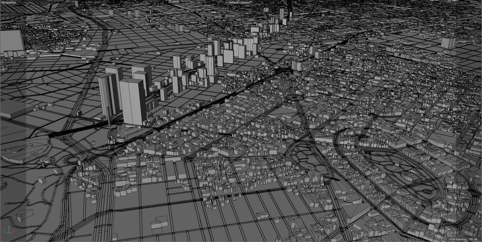 Mexico City Mexico 50km - 3D Model by 3dstudio