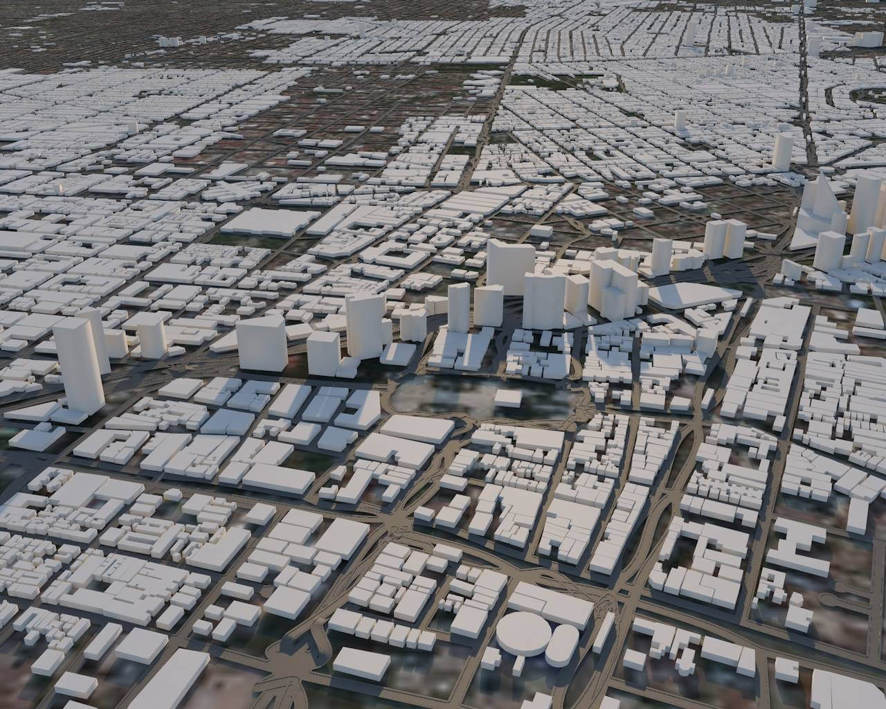 Mexico City Mexico - 3D Model by 3dstudio
