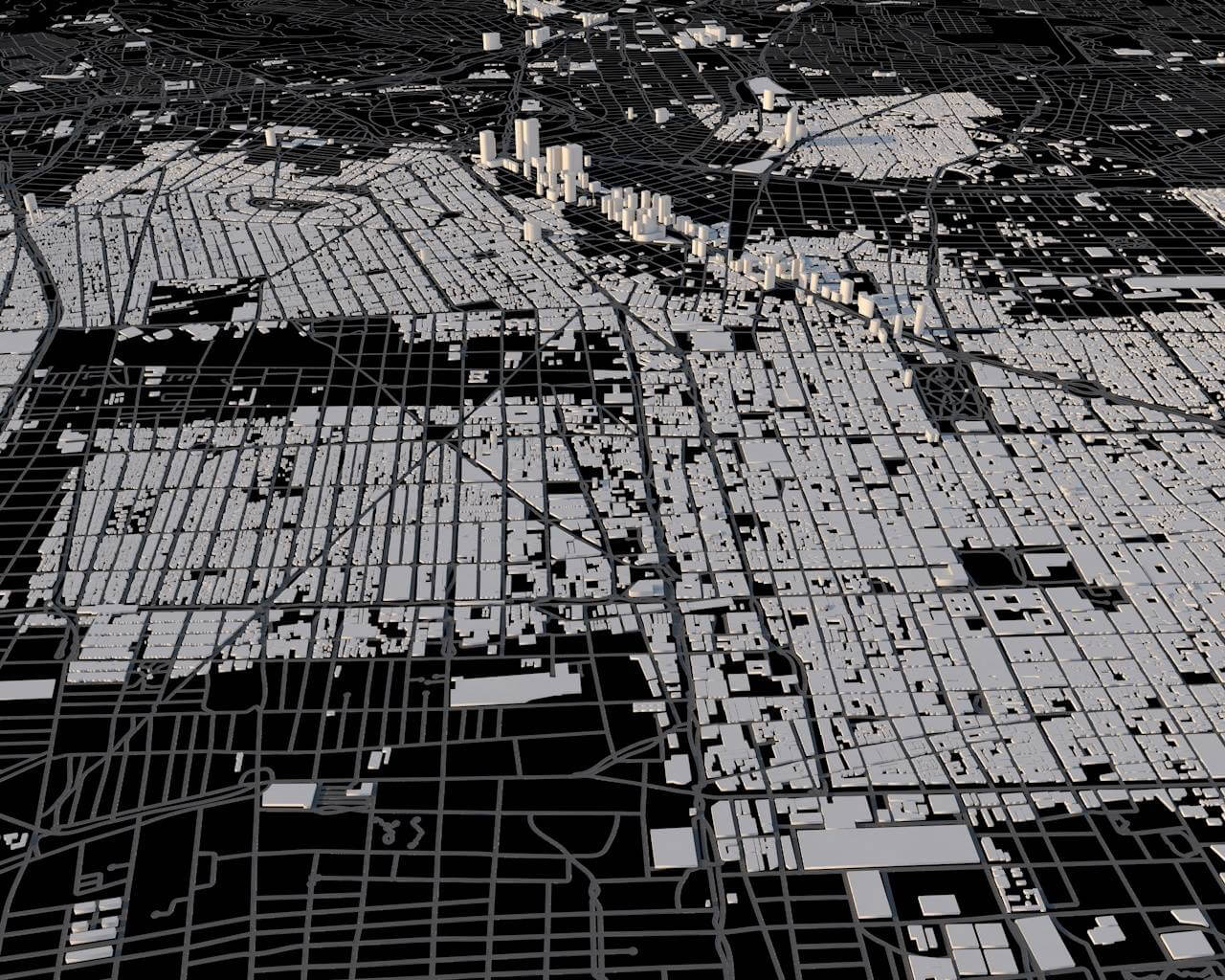 Mexico City Mexico - 3D Model by 3dstudio