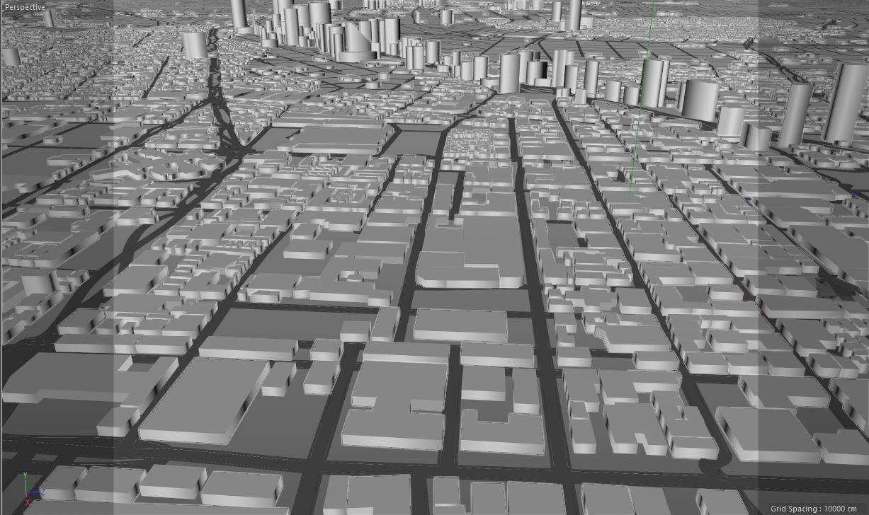 Mexico City Mexico - 3D Model by 3dstudio