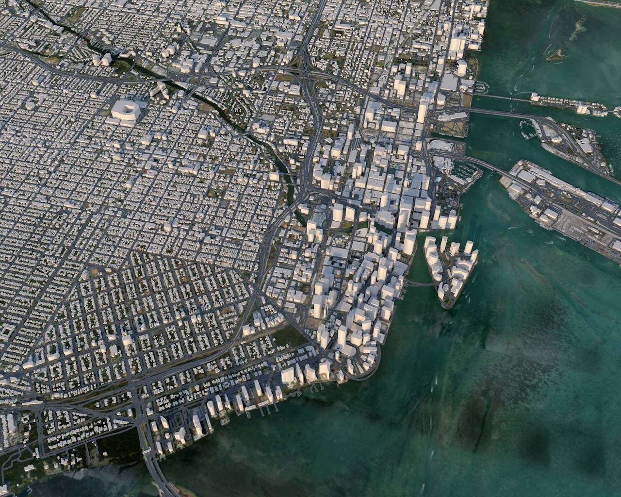 Miami Florida - 3D Model by 3dstudio