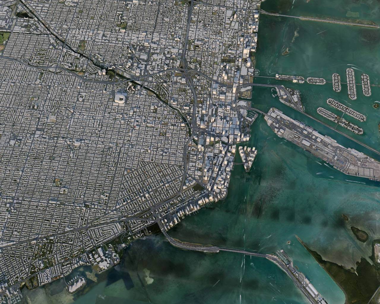 Miami Florida - 3D Model by 3dstudio