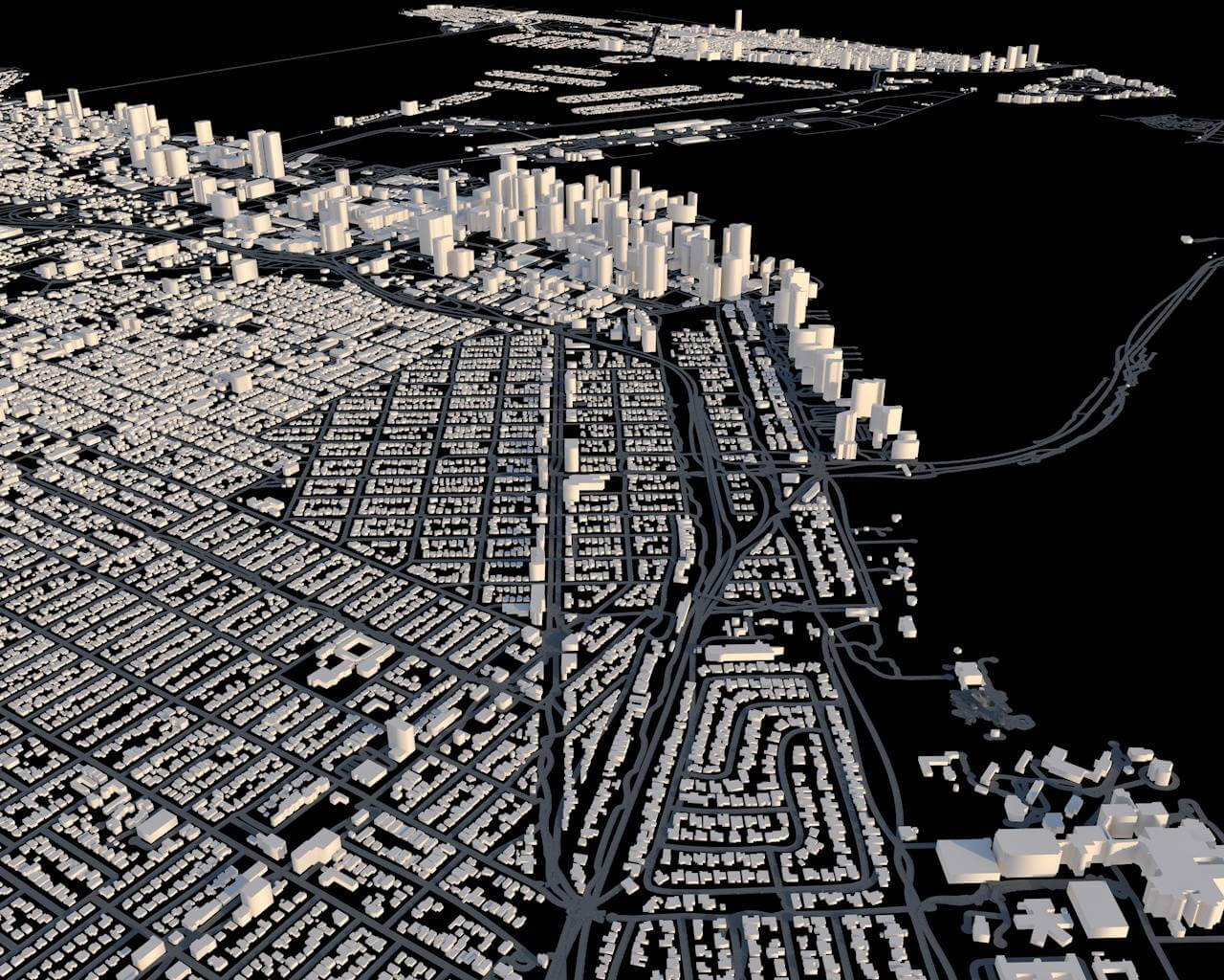 Miami Florida - 3D Model by 3dstudio