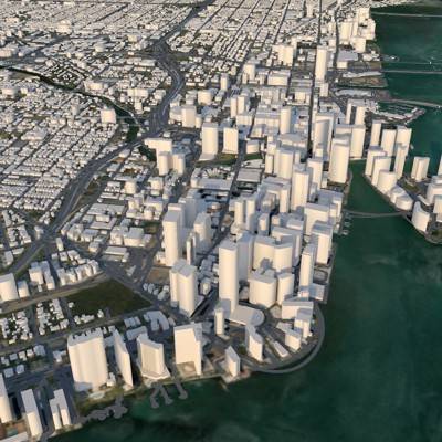 Miami Florida - 3D Model by 3dstudio