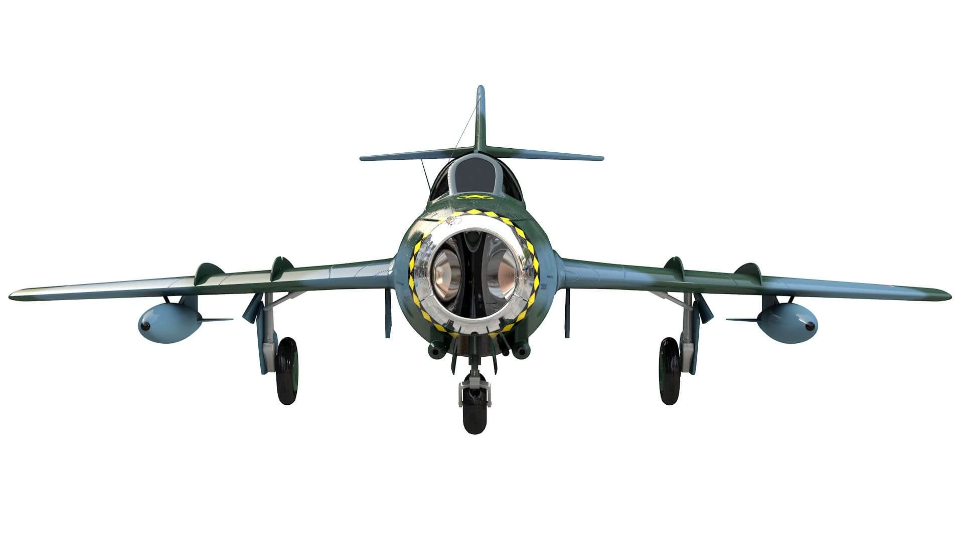 Mikoyan Gurevich MiG 15 - 3D Model by 3dstudio