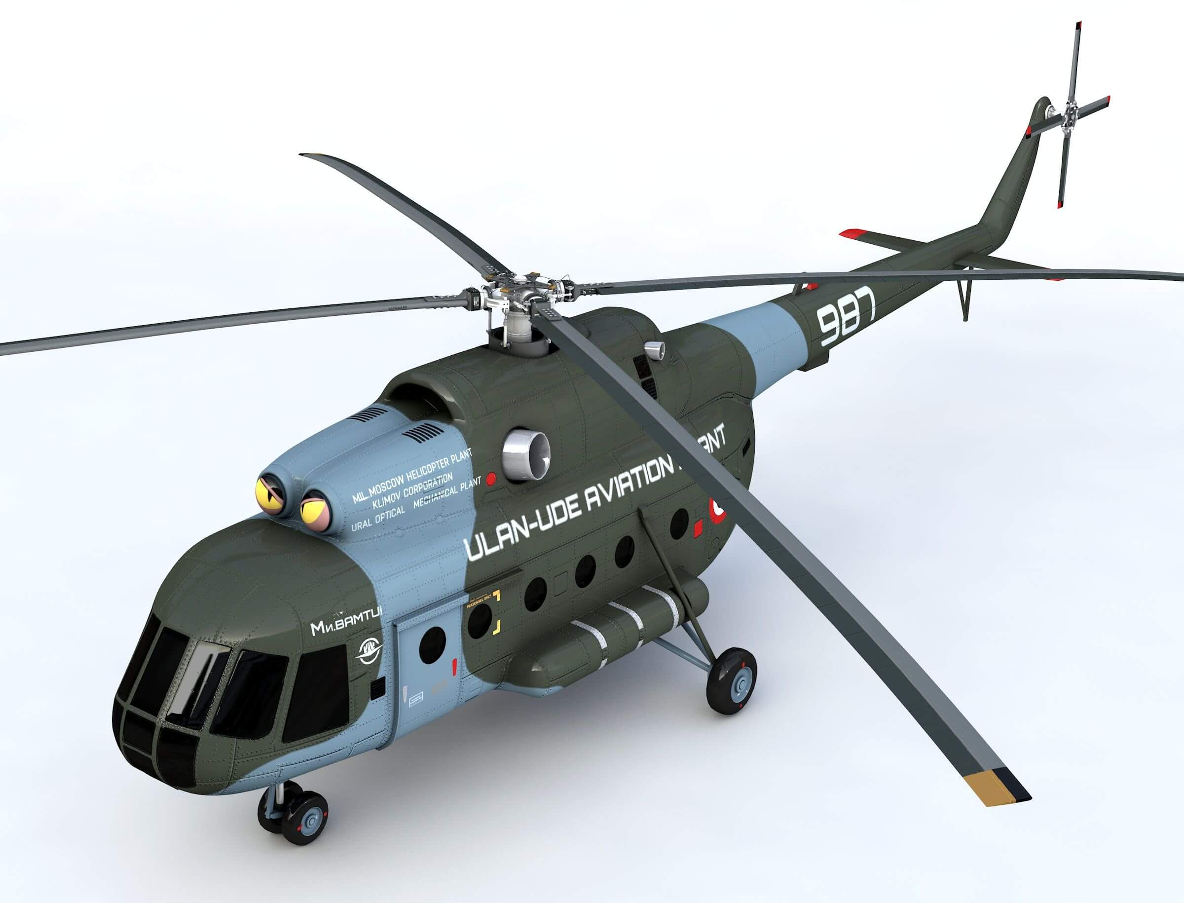 Mil Mi 8 - 3D Model by 3dstudio