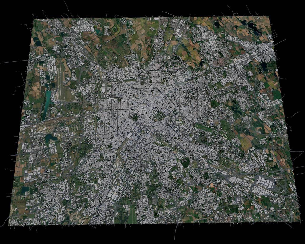Milan Italy - 3D Model by 3dstudio