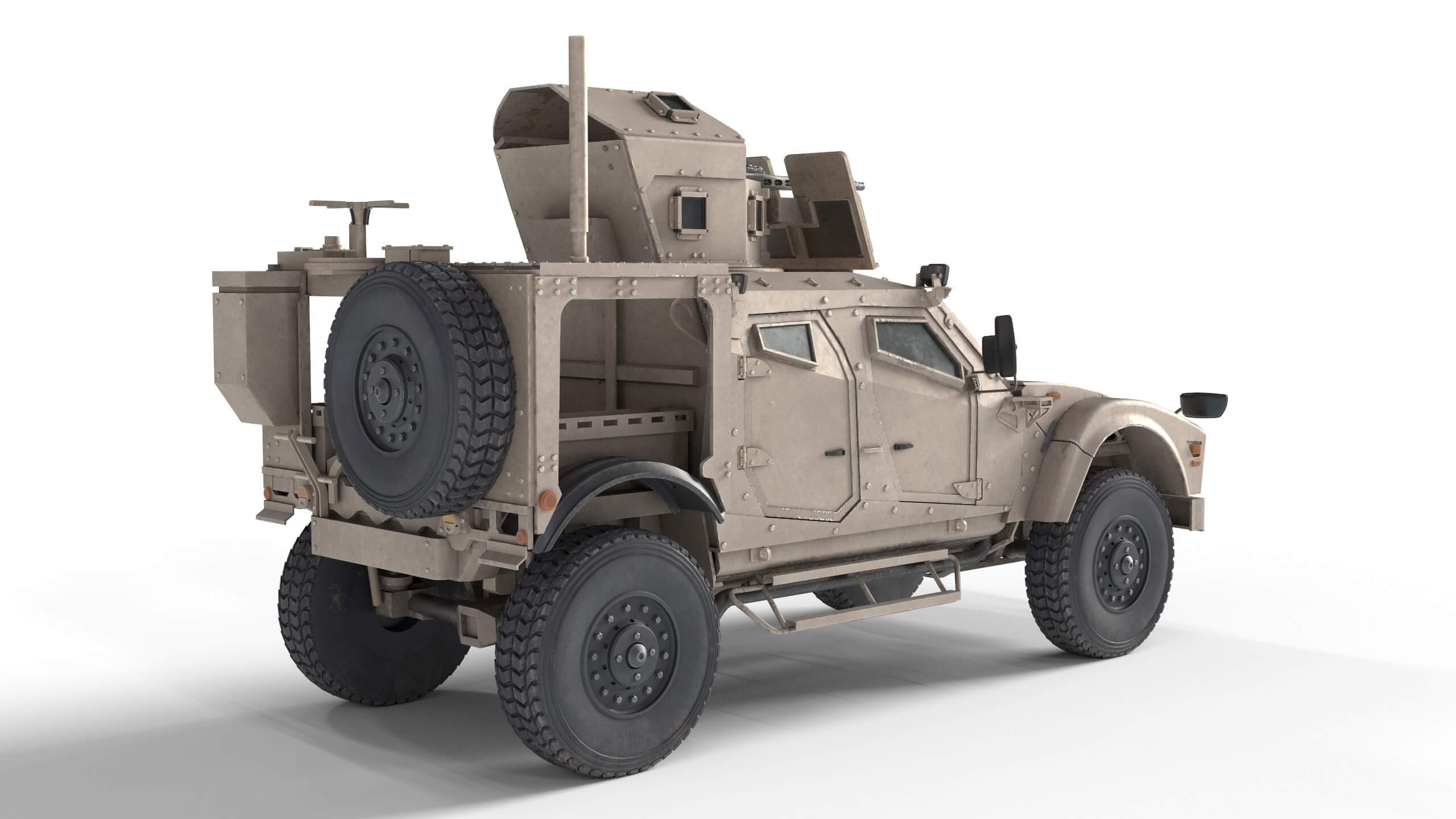 Oshkosh M ATV Ambush Protected Vehicle - 3D Model by 3dstudio