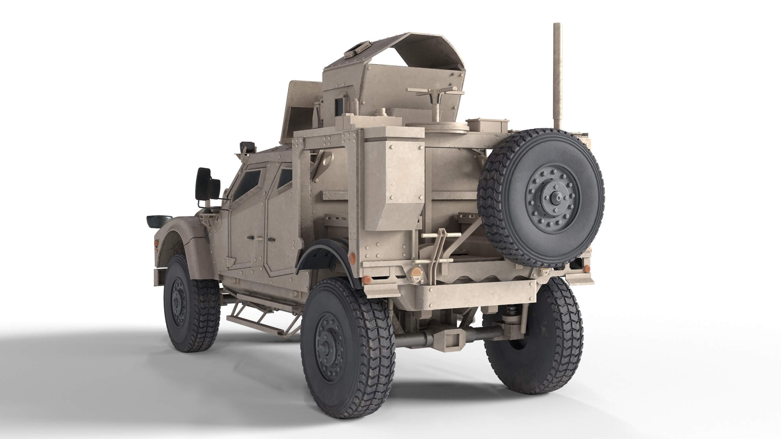 Oshkosh M ATV Ambush Protected Vehicle - 3D Model by 3dstudio