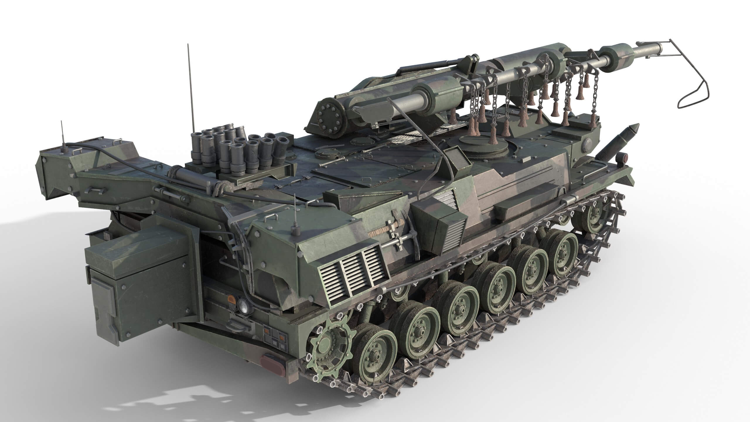 Minenraumpanzer Keiler Mine Clearing Tank - 3D Model by 3dstudio