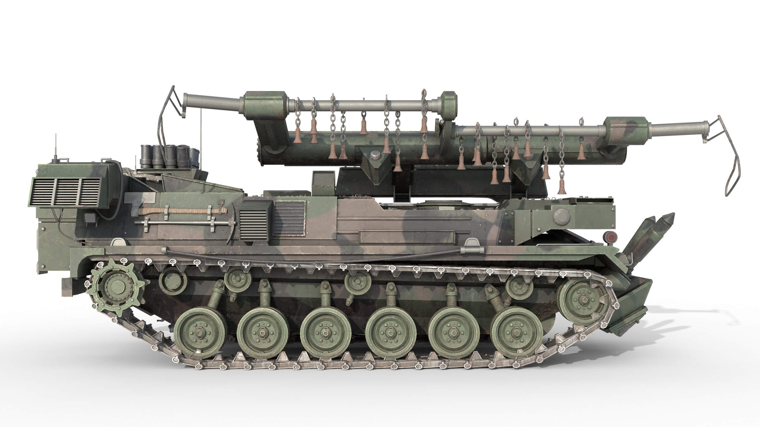 Minenraumpanzer Keiler Mine Clearing Tank - 3D Model by 3dstudio