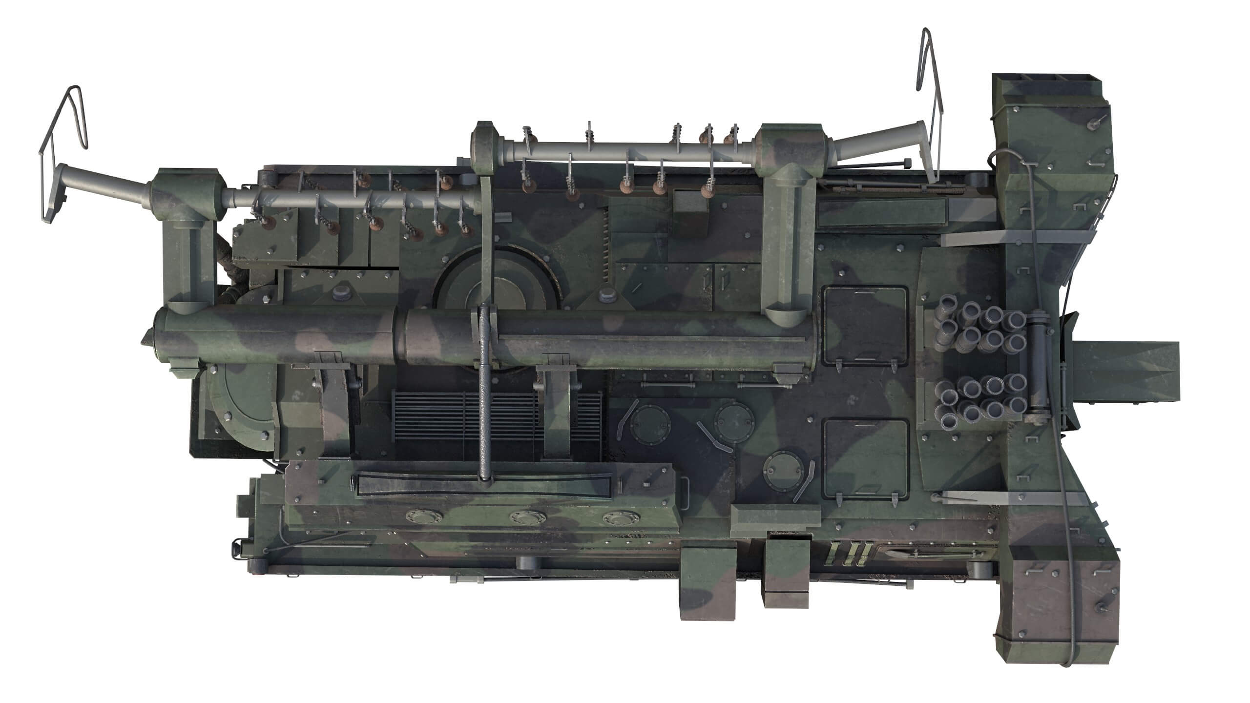 Minenraumpanzer Keiler Mine Clearing Tank - 3D Model by 3dstudio